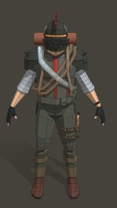 Character Model Survivor Low Poly free 3D model | CGTrader
