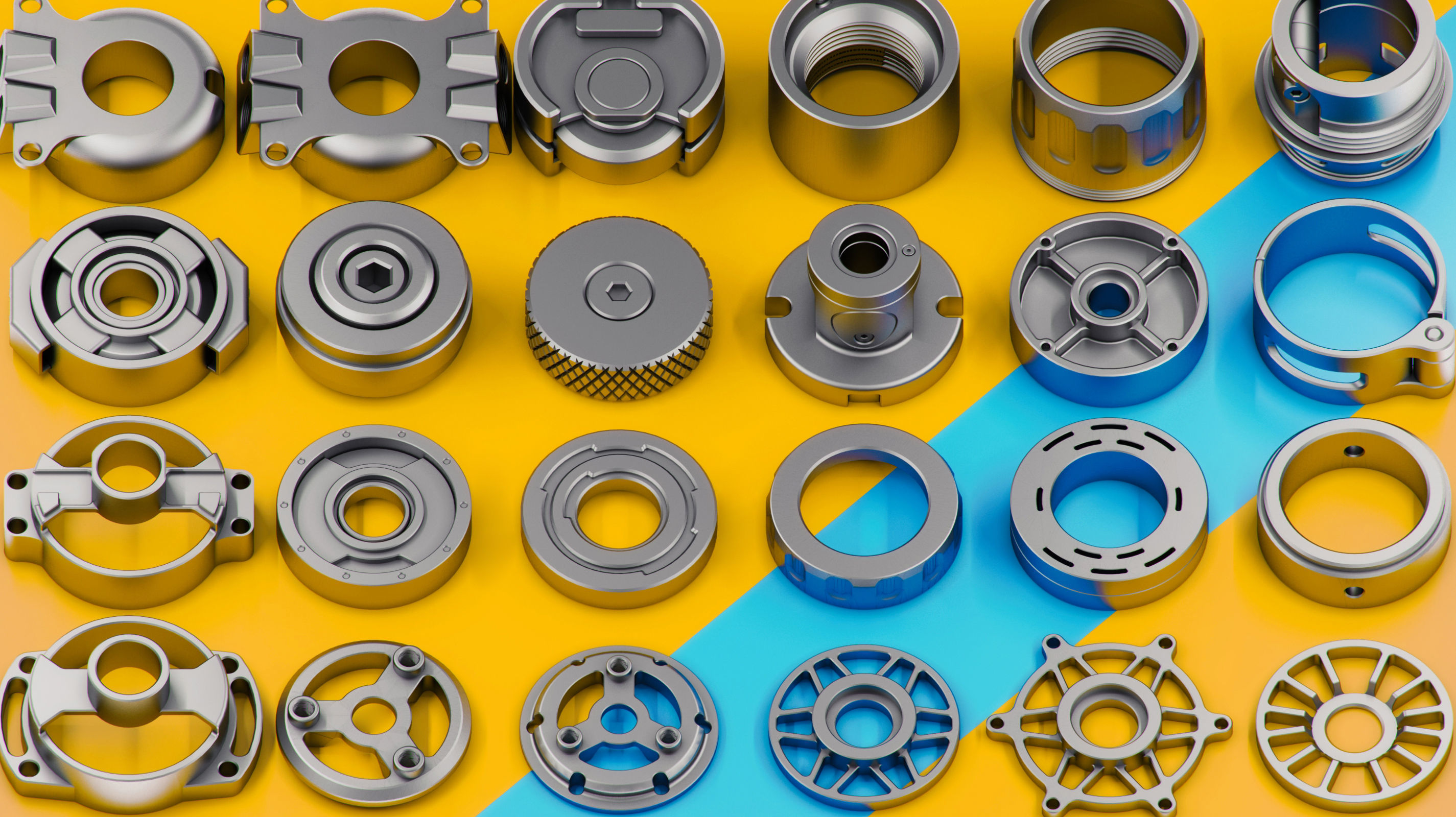 Sci-Fi Hard Surface Mechanical KITBASH 430 DETAILS 3D model | CGTrader