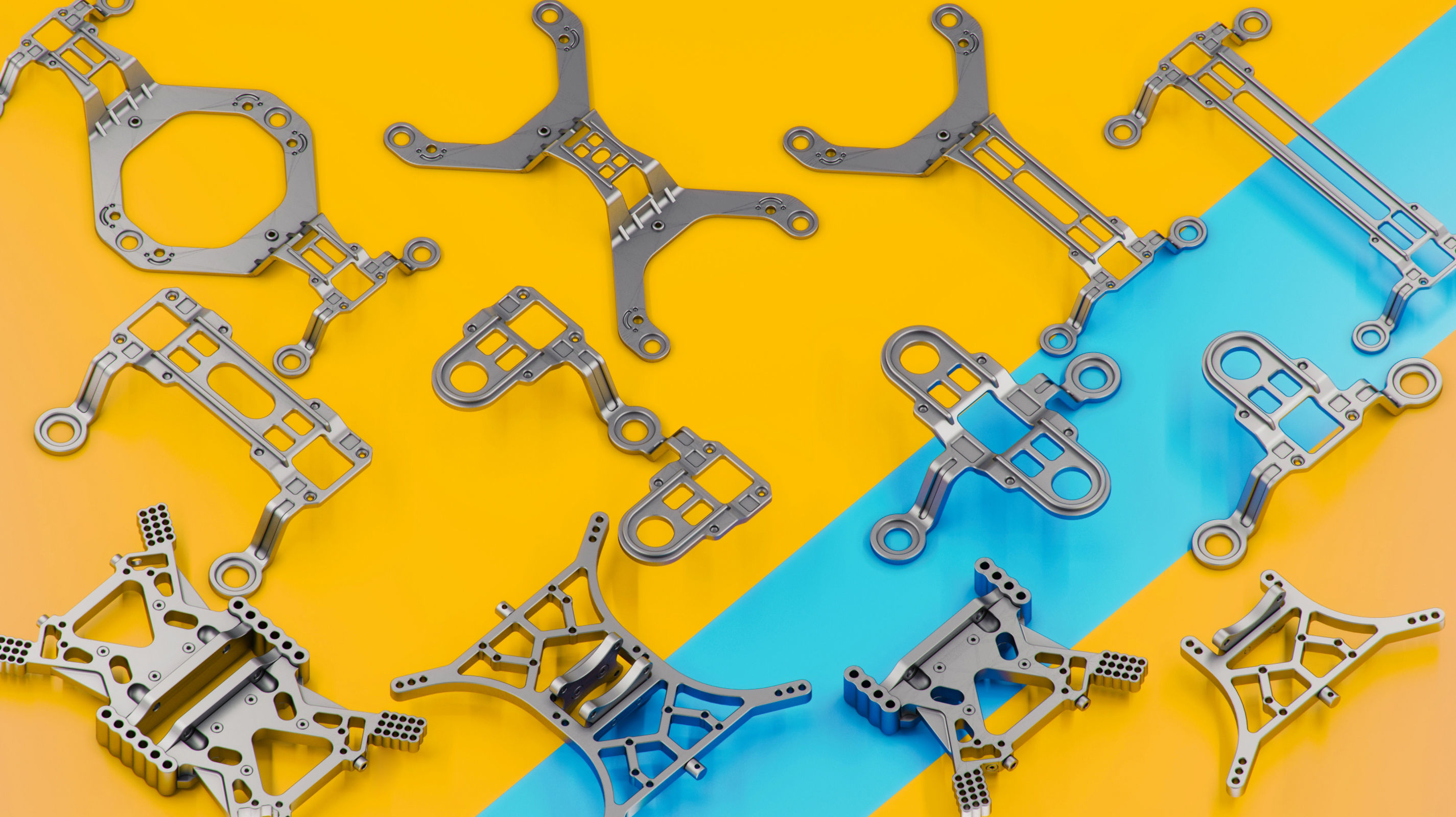 Sci-Fi Hard Surface Mechanical KITBASH 430 DETAILS 3D model | CGTrader