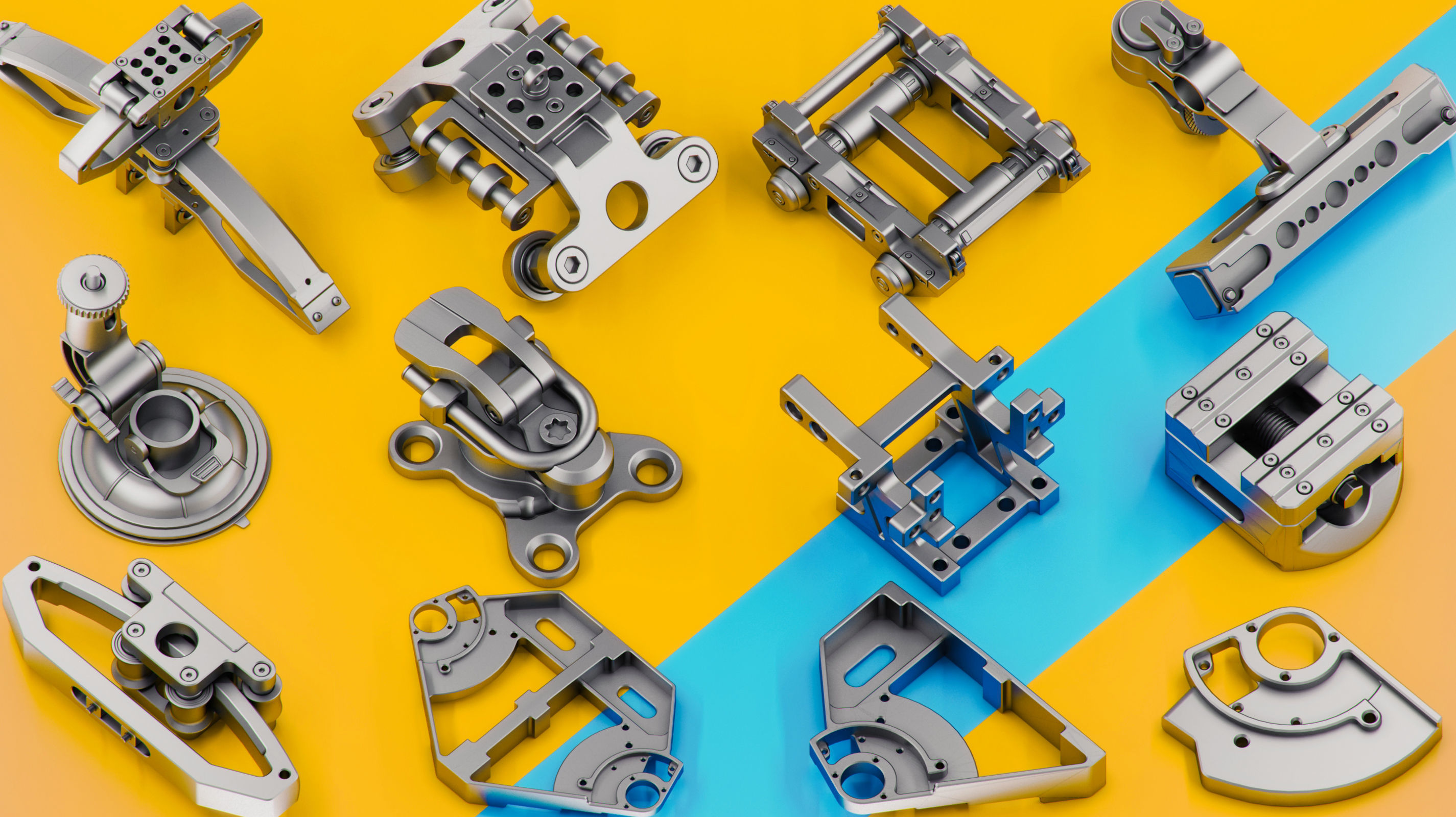 Sci-Fi Hard Surface Mechanical KITBASH 430 DETAILS 3D model | CGTrader