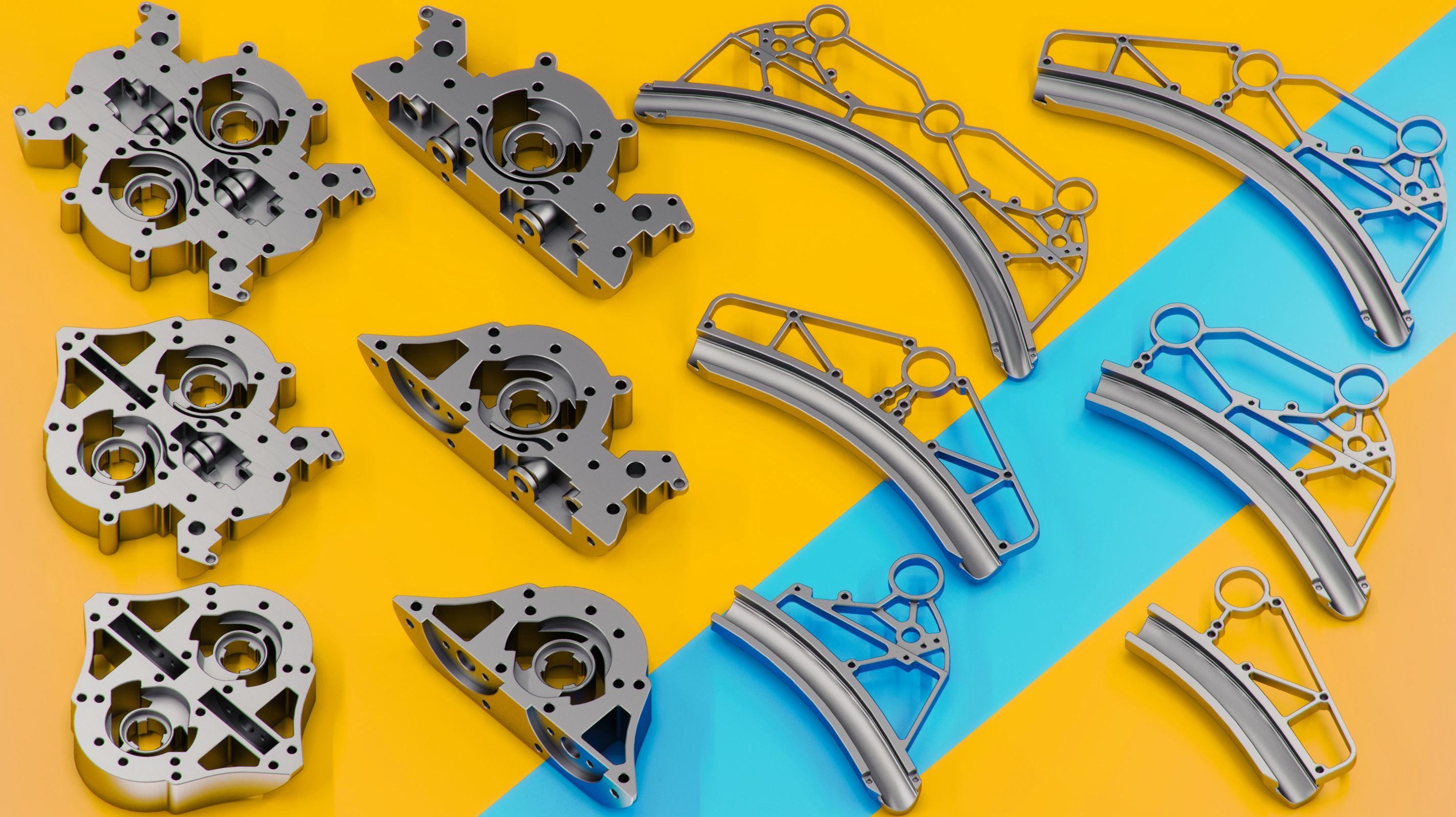 Sci-Fi Hard Surface Mechanical KITBASH 430 DETAILS 3D model | CGTrader