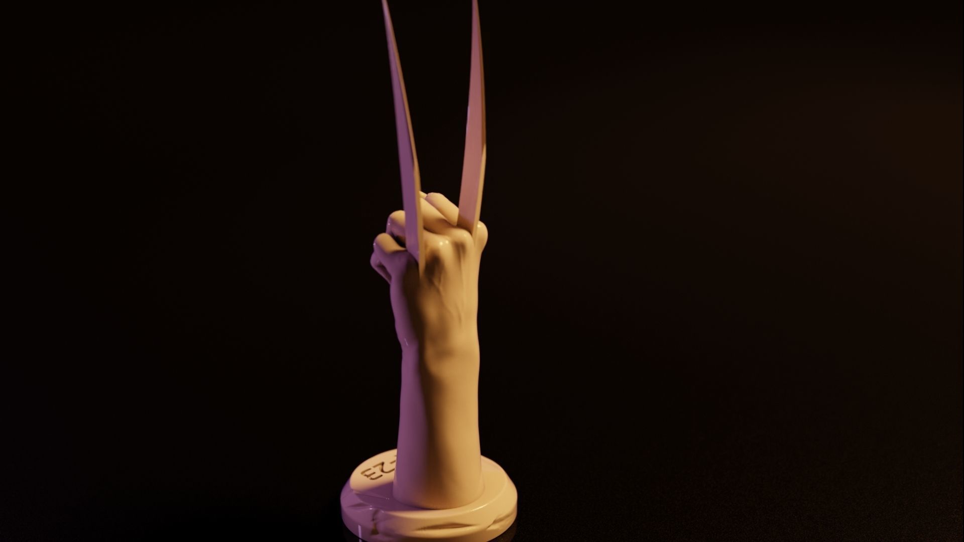 X-23 Hand with Claws 3D model 3D printable | CGTrader