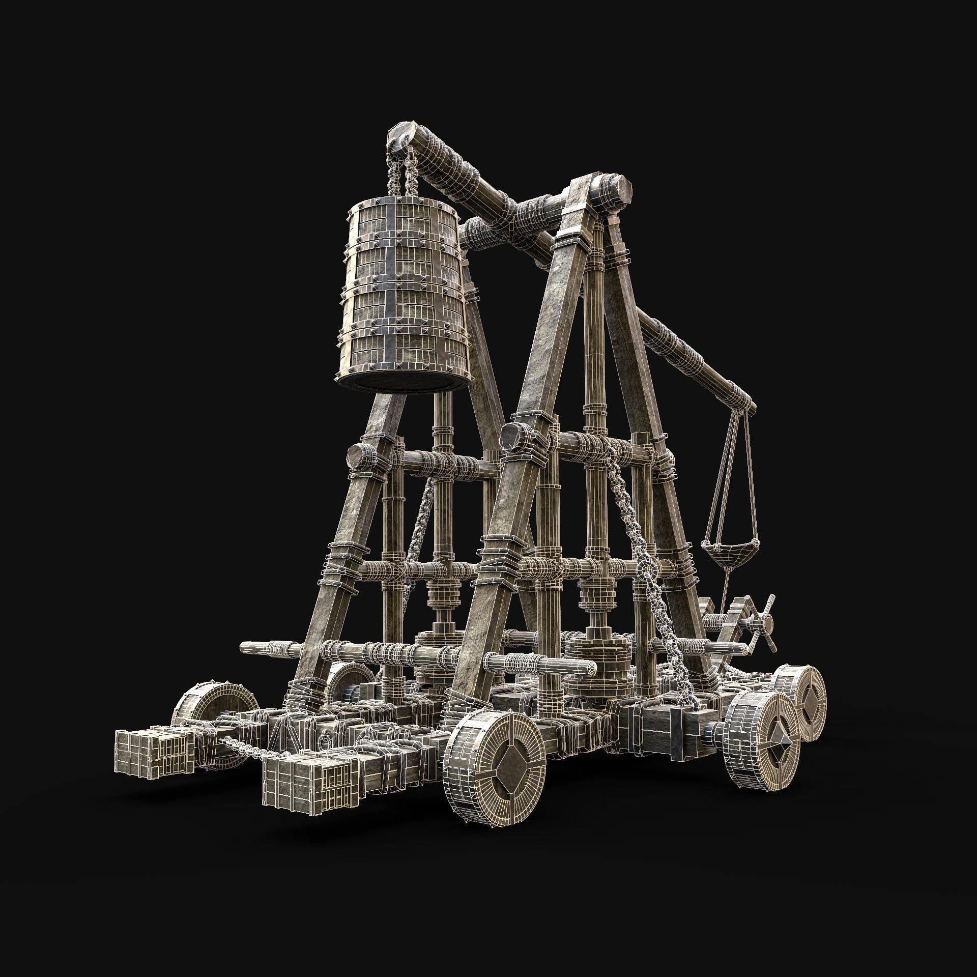 AAA SIEGE ENGINE WAR MACHINES BUILDER COLLECTION PACK | CGTrader
