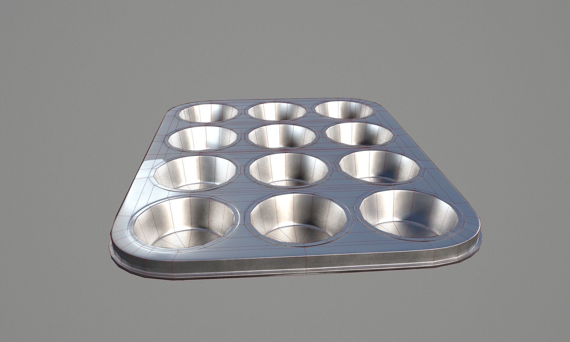 3D model Muffin Tin VR / AR / low-poly | CGTrader