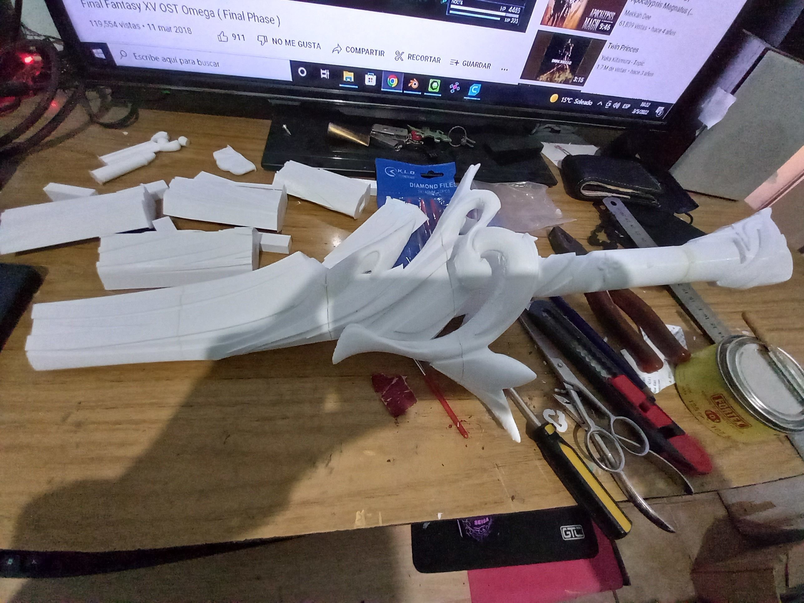 Genshin Impact Haran Geppaku Futsu Ayato Sword 3D model 3D printable ...