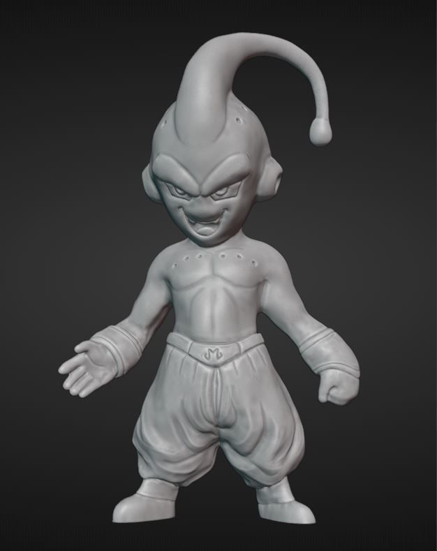 Majin Boo Kid - caricatura 3D model 3D printable | CGTrader