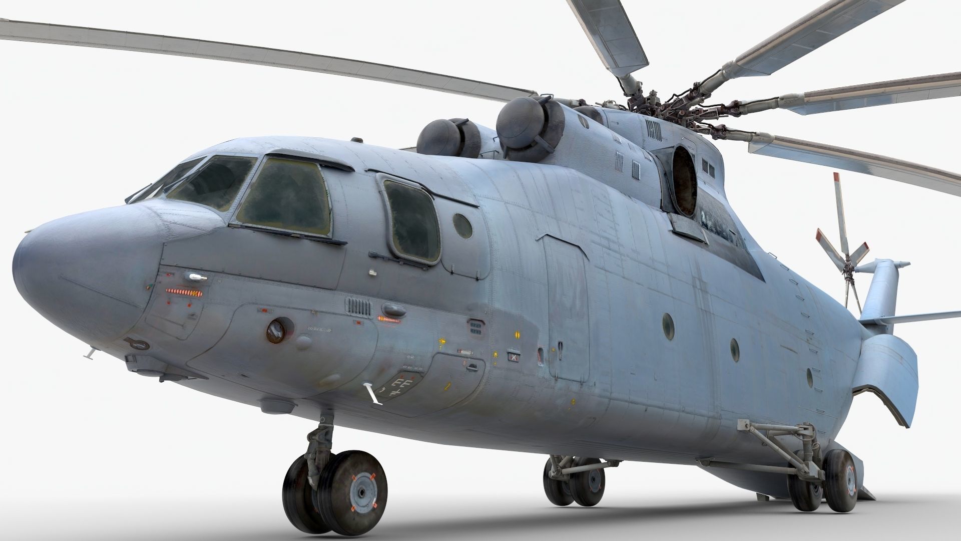 3D model detailed helicopter mi26 VR / AR / low-poly | CGTrader