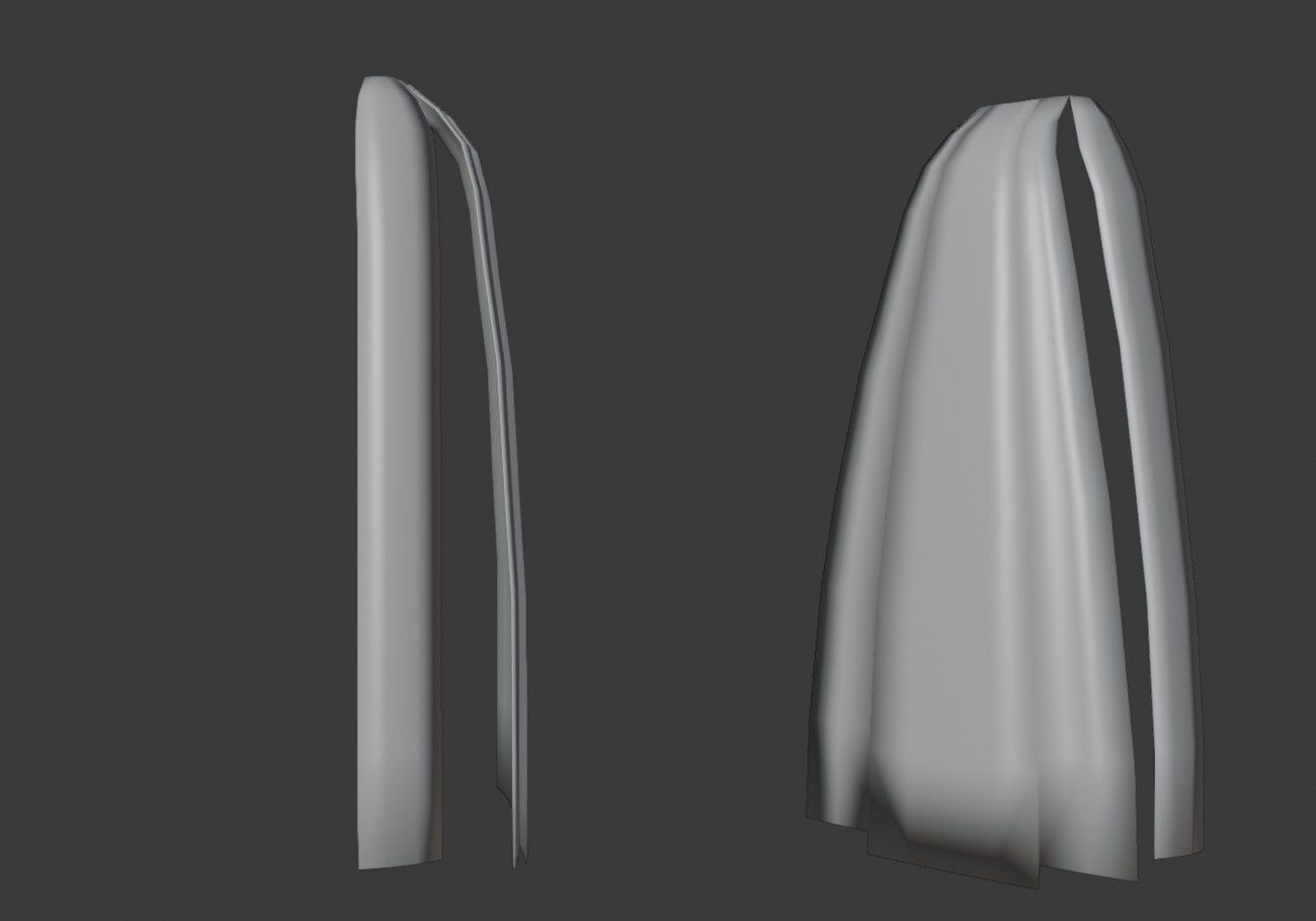 3D model colorful cape VR / AR / low-poly | CGTrader