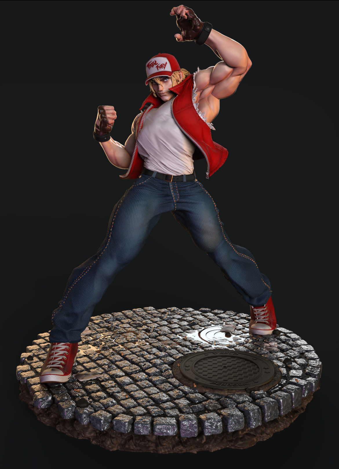 Terry character from street fighter 3D model 3D printable | CGTrader