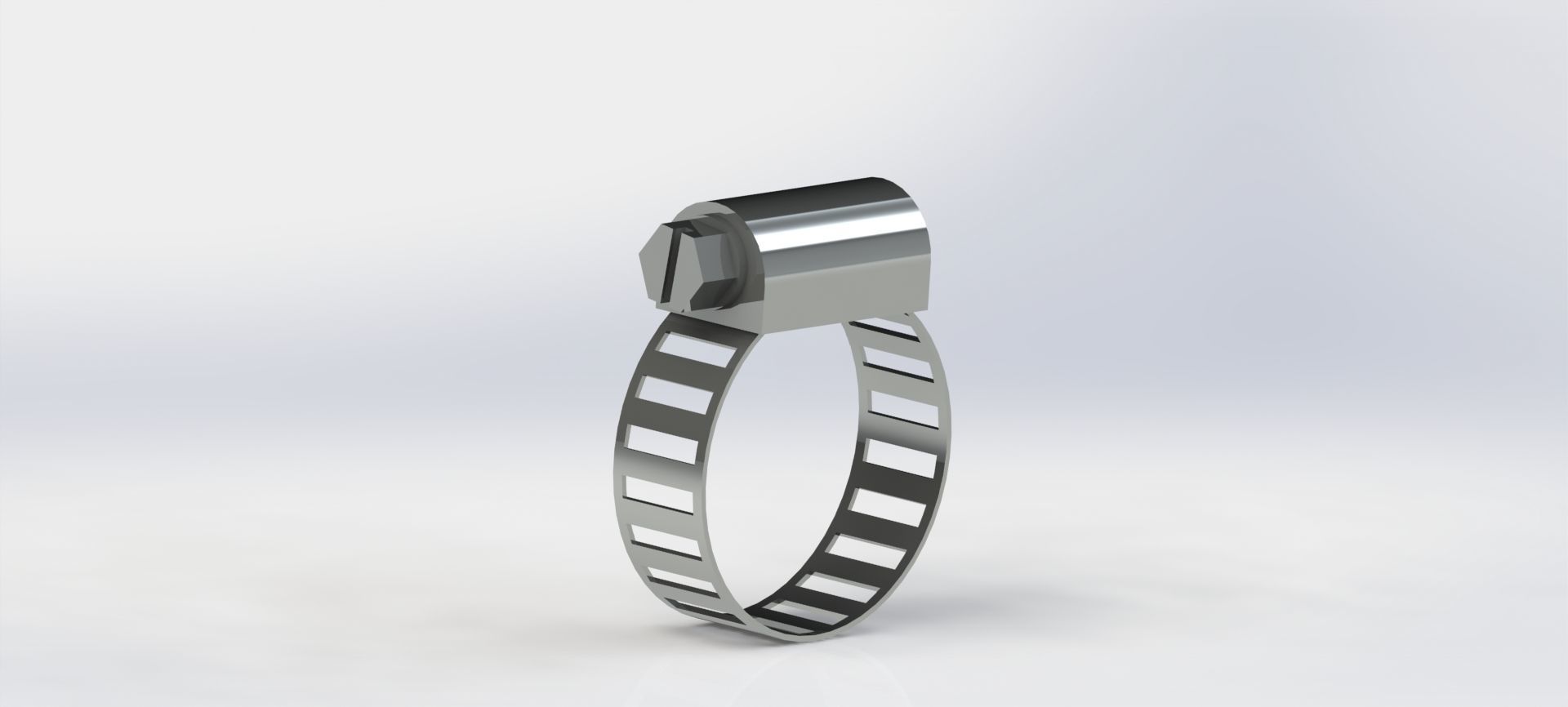hose clamp 3D model | CGTrader