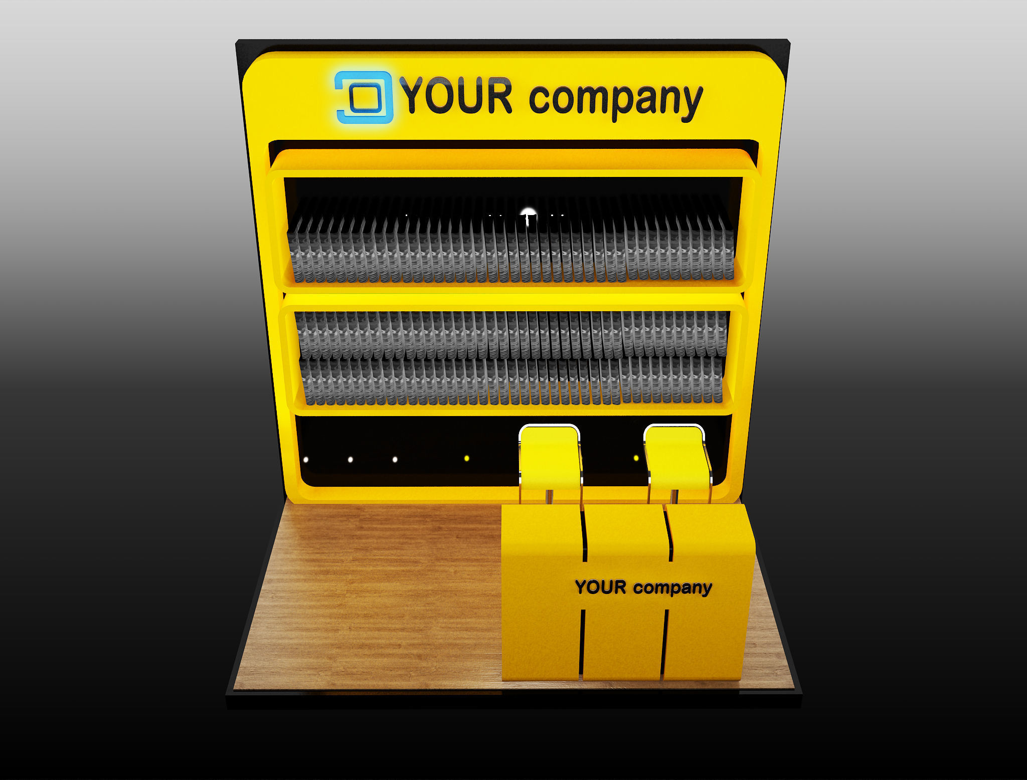 Booth Exhibition Stand a413c 3D model | CGTrader