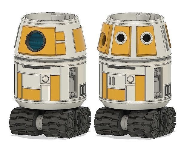 STAR WARS DROID GARDENER R4-PL AND R3-PL 3D model 3D printable | CGTrader