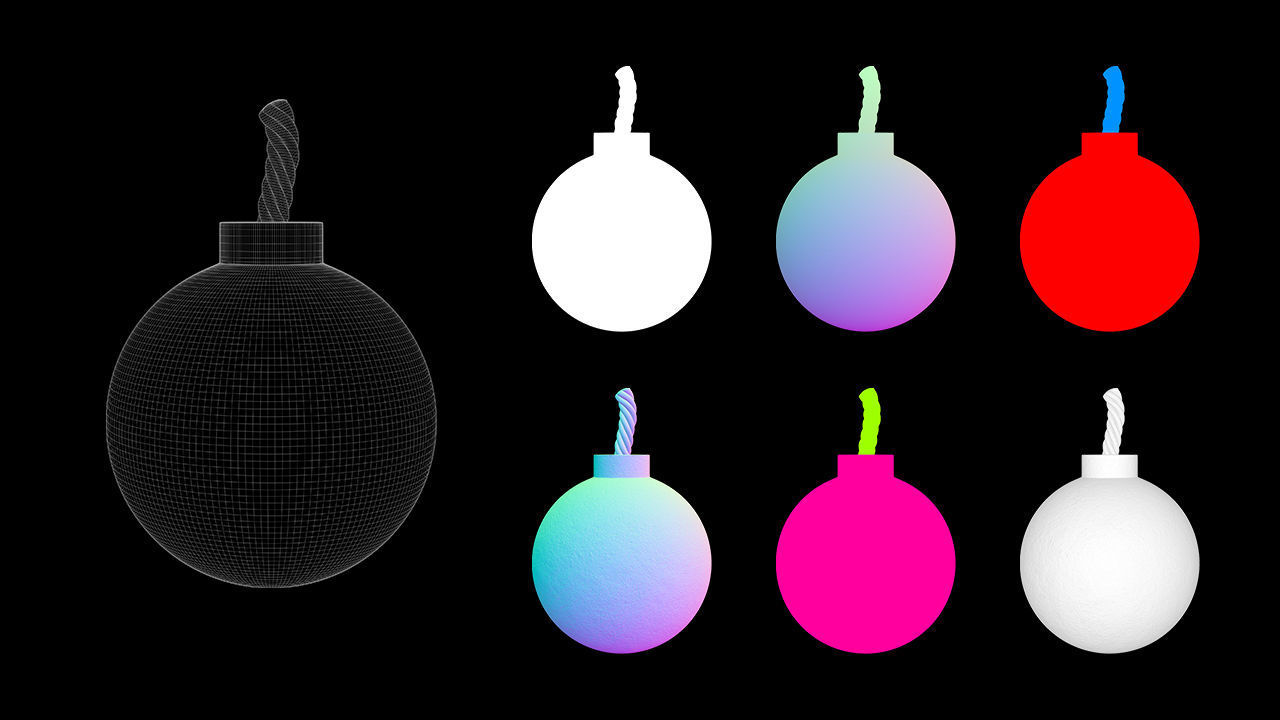 Explosive 001 free VR / AR / low-poly 3D model | CGTrader