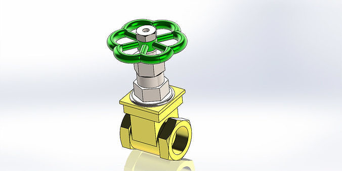 gate valve 3D model | CGTrader