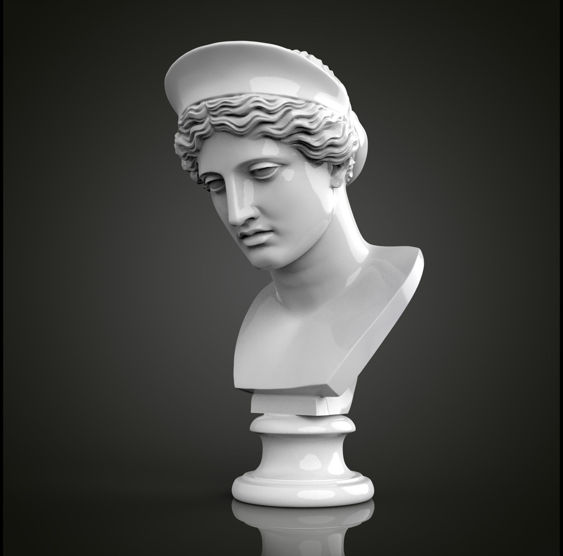 Bust of Hera 3D model 3D printable | CGTrader
