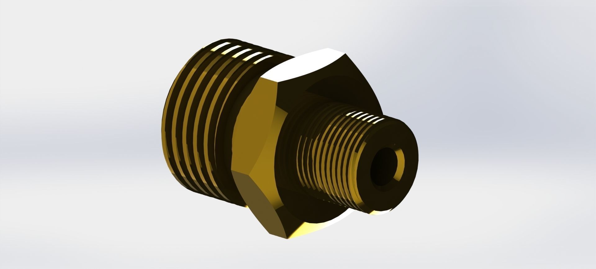 brass union 3D model | CGTrader