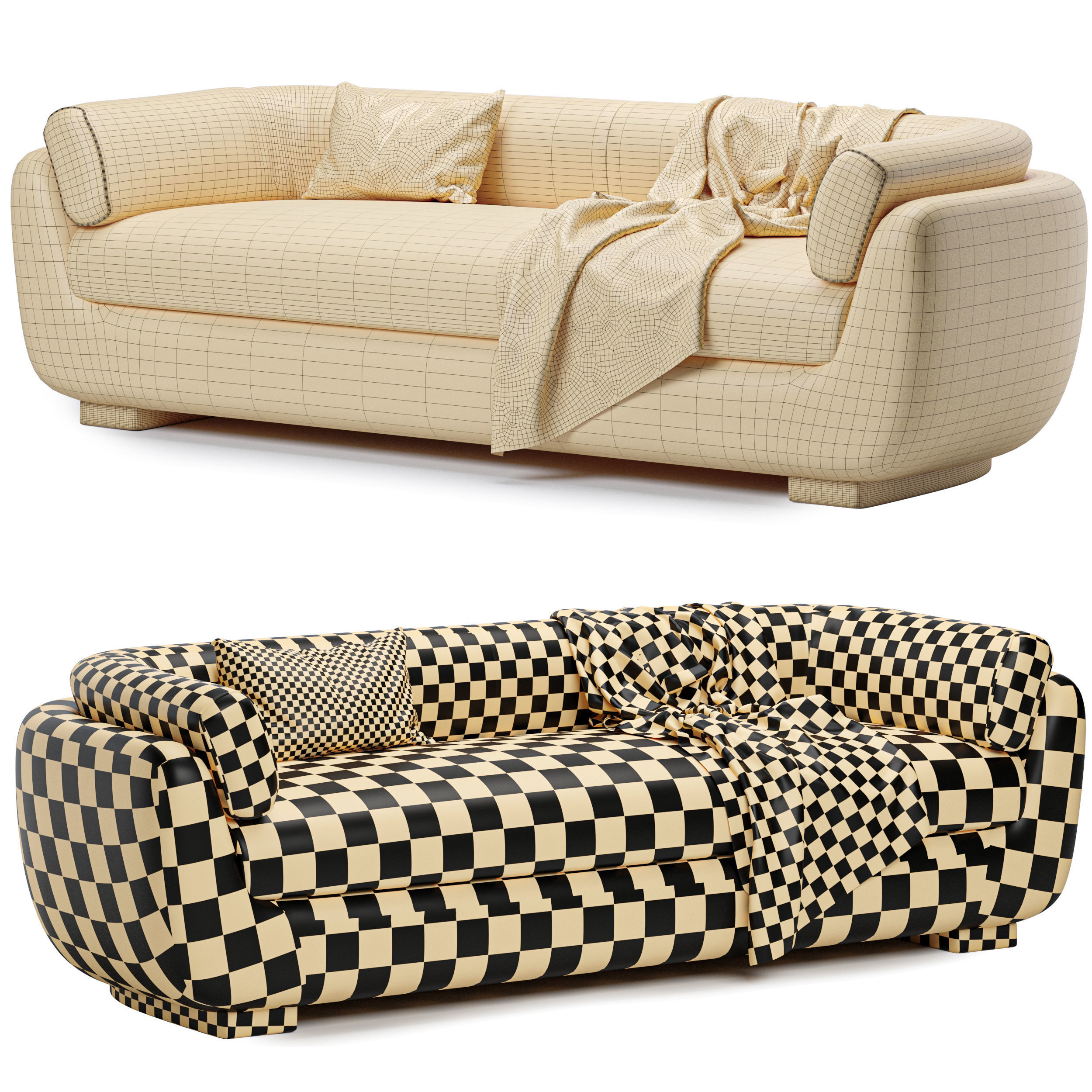 Moro sofa 3D model | CGTrader