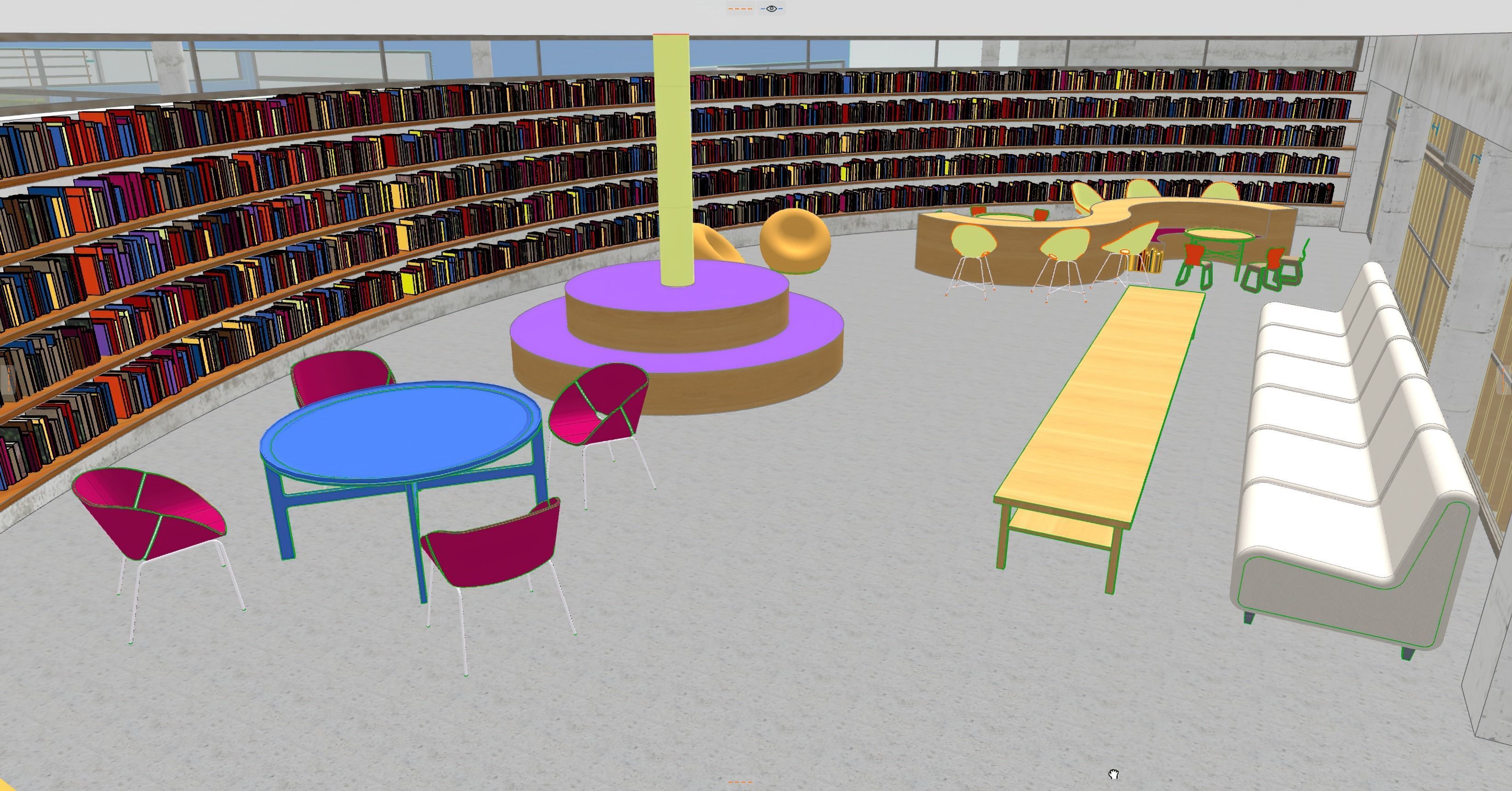 PUBLIC ELEMENTARY SCHOOL for Archicad with plans obj and fbx 3D model ...