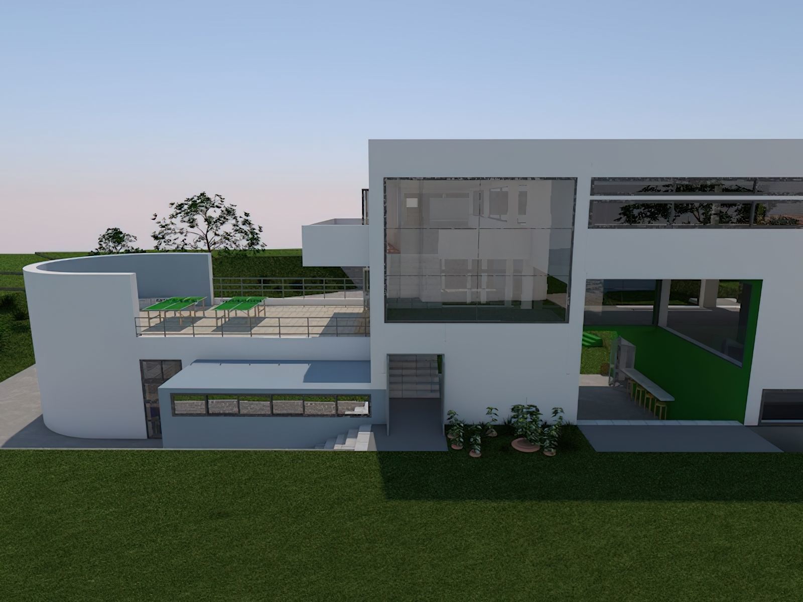 PUBLIC ELEMENTARY SCHOOL for Archicad with plans obj and fbx 3D model ...