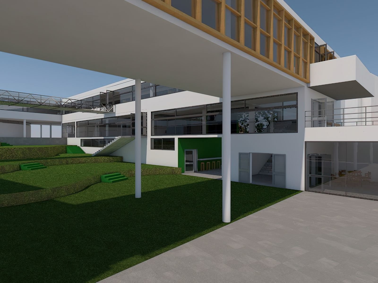 PUBLIC ELEMENTARY SCHOOL for Archicad with plans obj and fbx 3D model ...