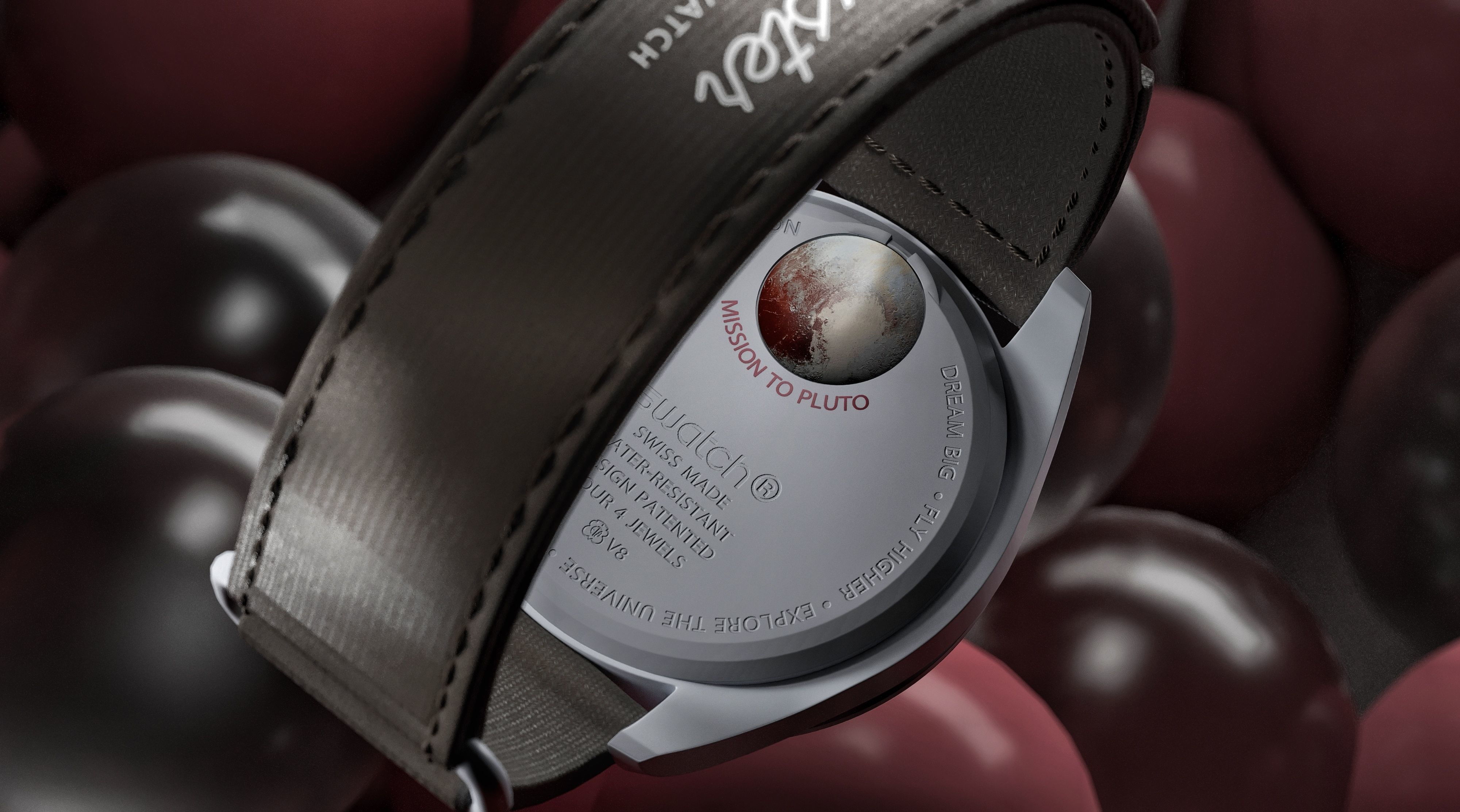 3D model Swatch X Omega MoonSwatch Pluto VR / AR / low-poly | CGTrader