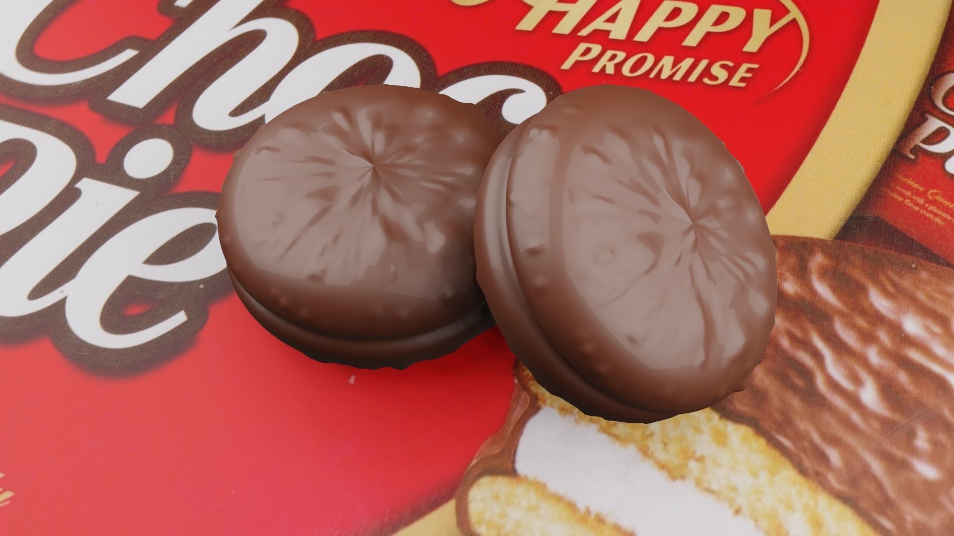 Choco Pie 3D model | CGTrader