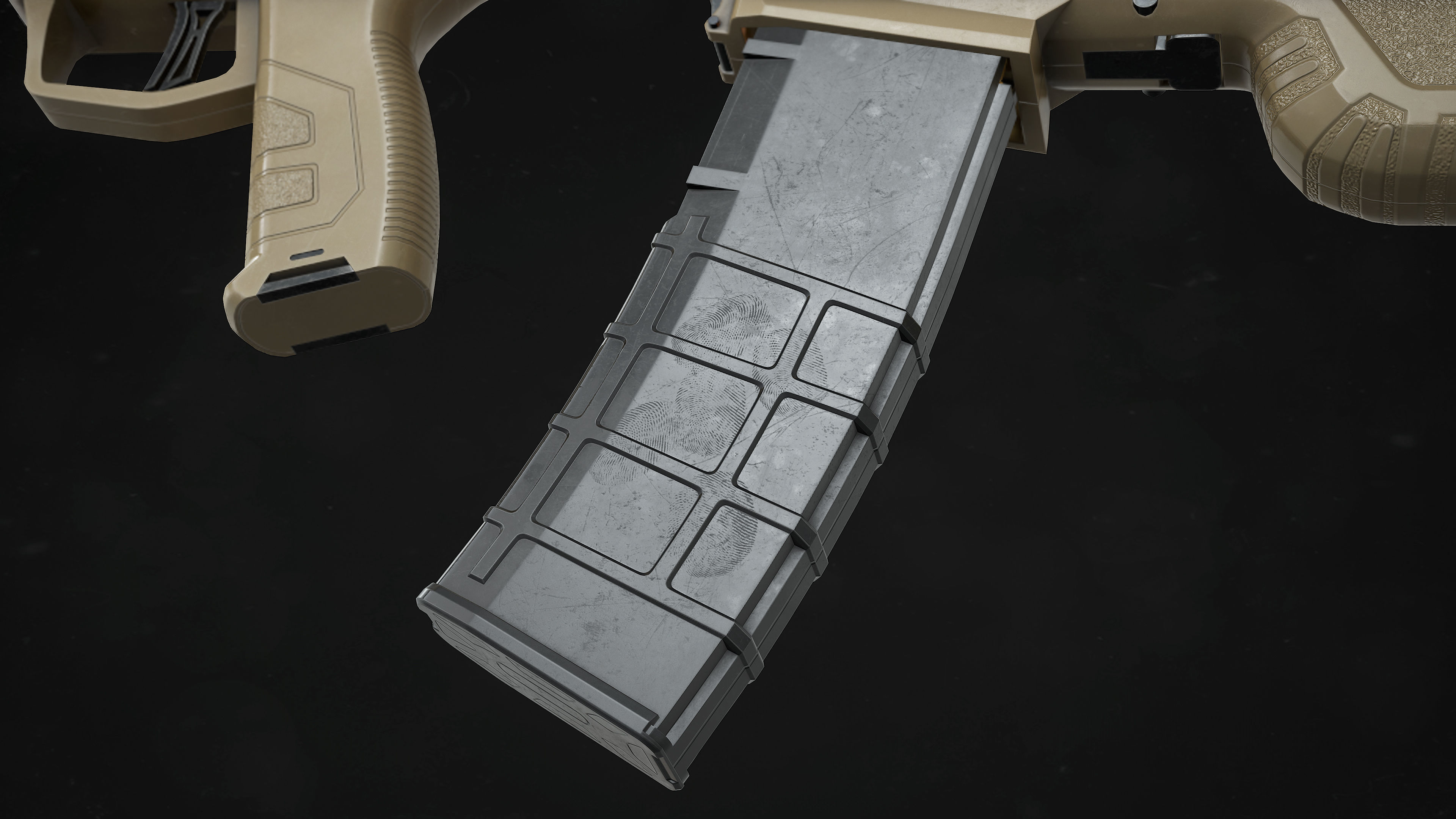 3D model MDR Assault Rifle VR / AR / low-poly | CGTrader