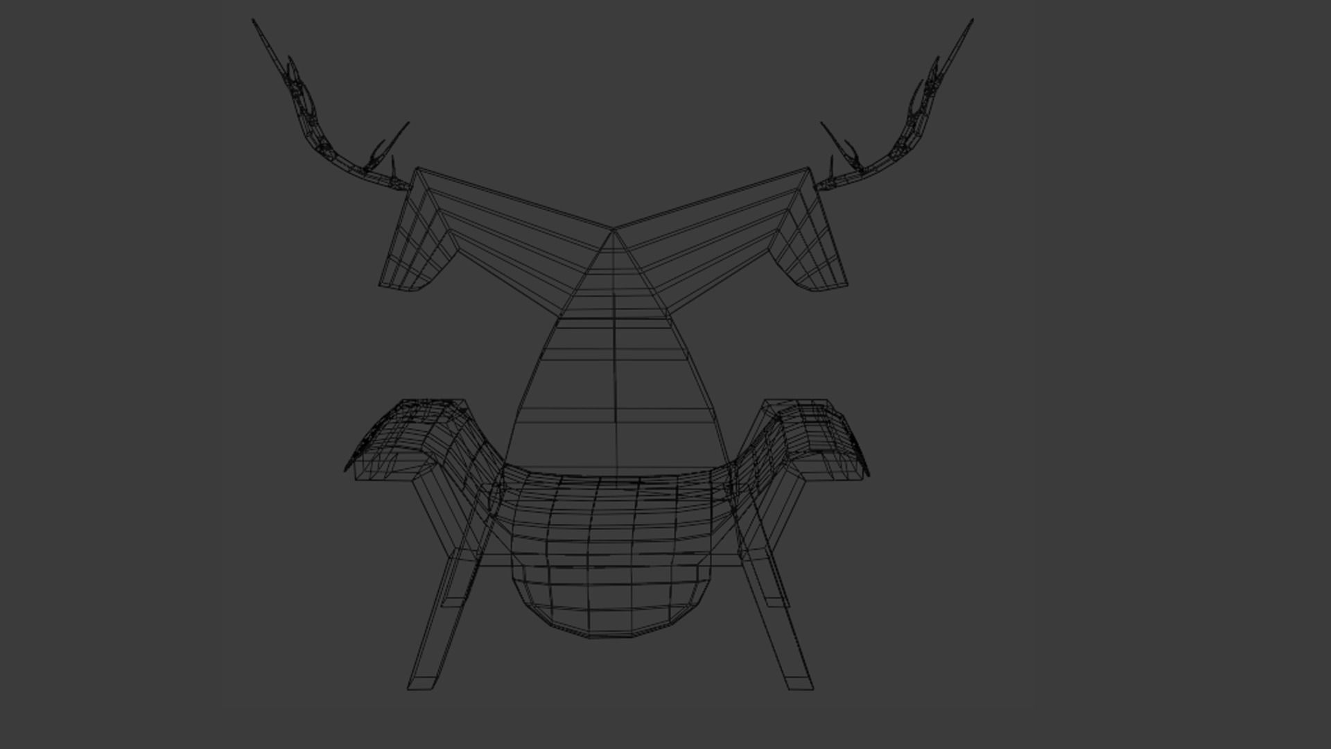 3D model Deer Barbarian Throne VR / AR / low-poly | CGTrader