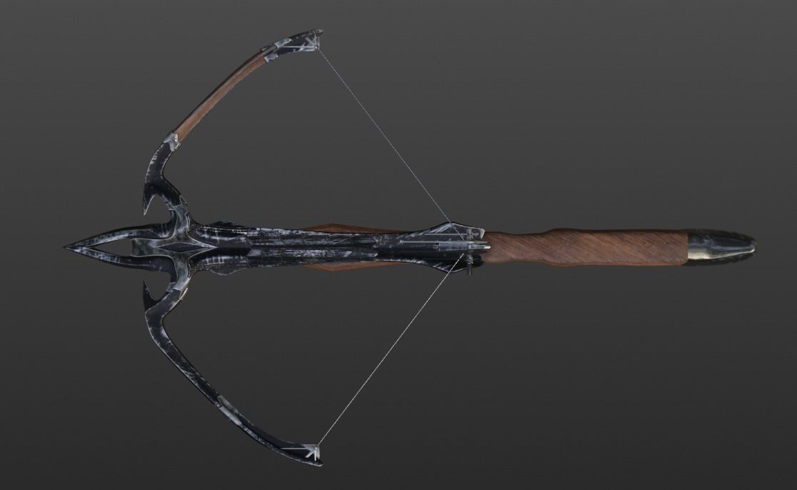 3D model Medieval Steampunk Crossbow VR / AR / low-poly | CGTrader