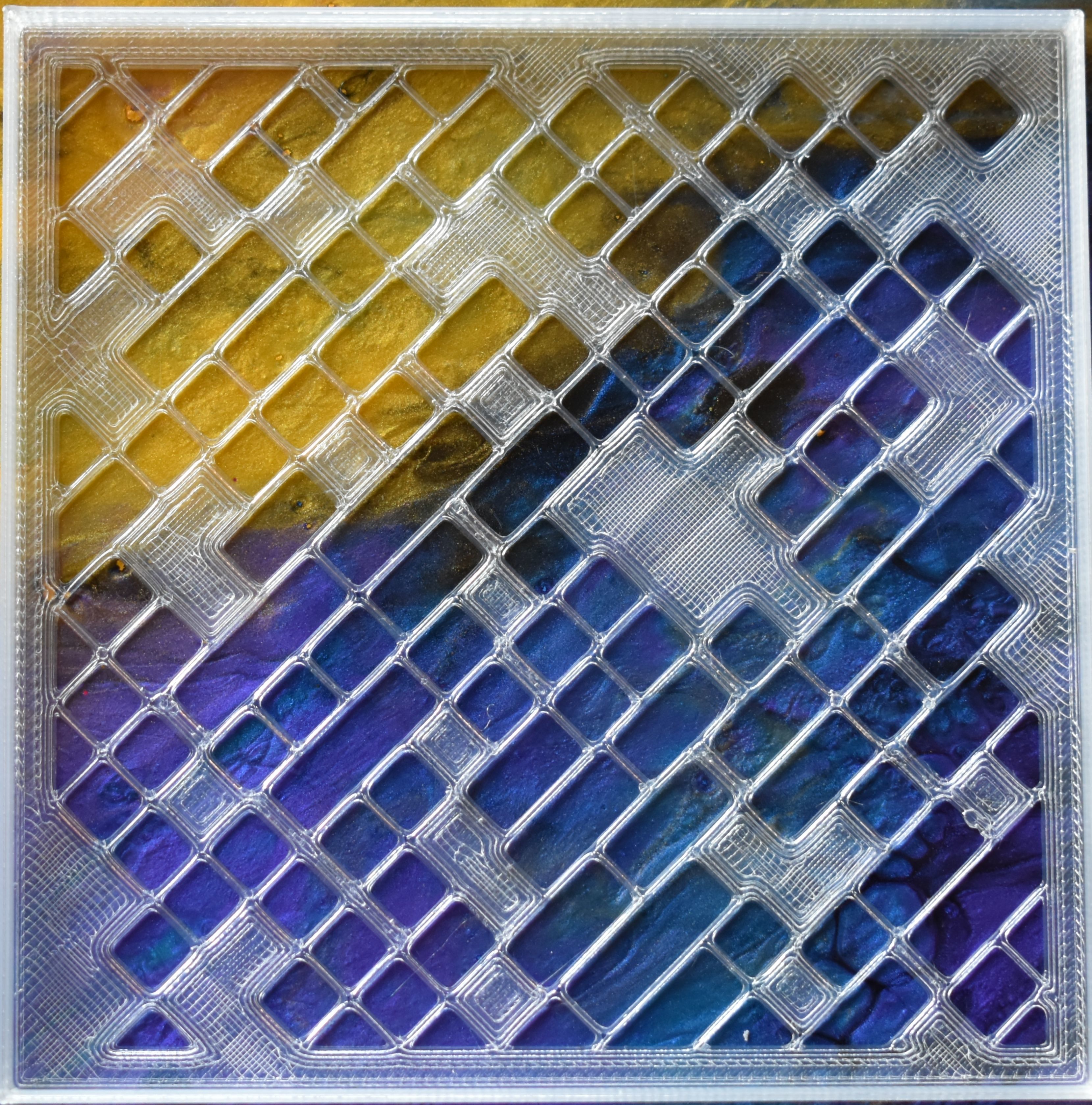 Airbrush Stencil - Pattern Diagonal 3D model 3D printable | CGTrader