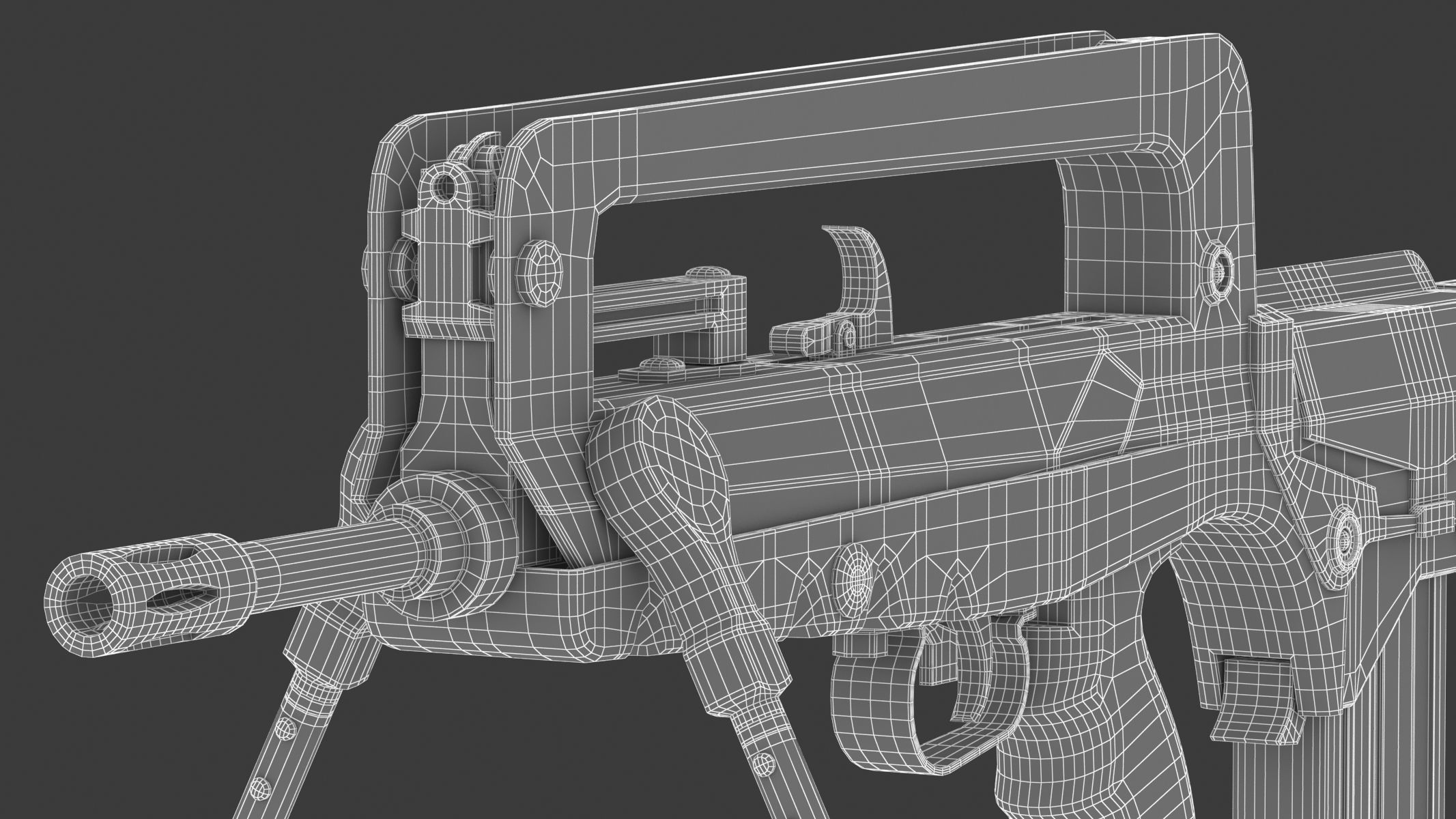 FAMAS airsoft gun 3D model | CGTrader