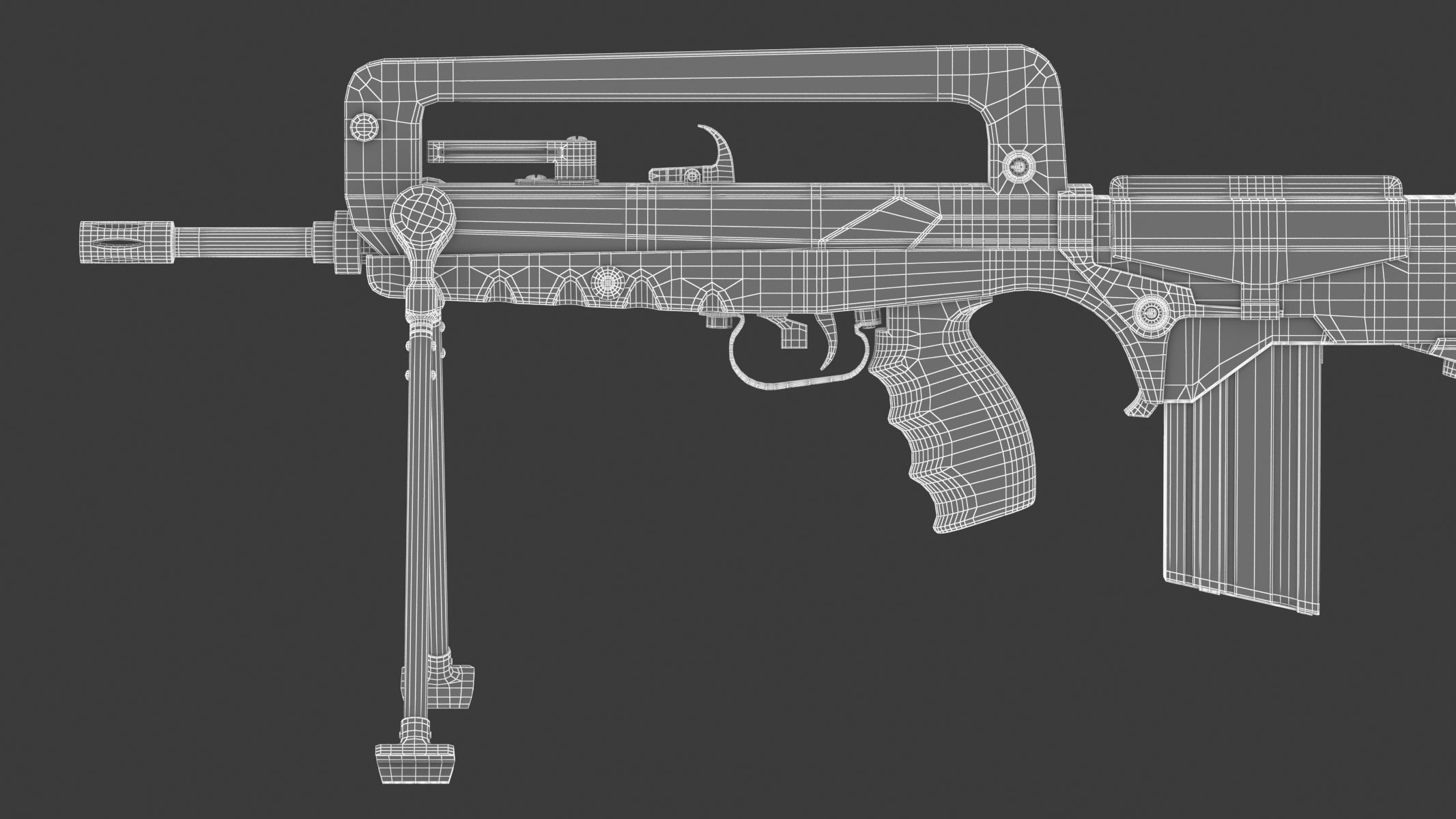 FAMAS airsoft gun 3D model | CGTrader