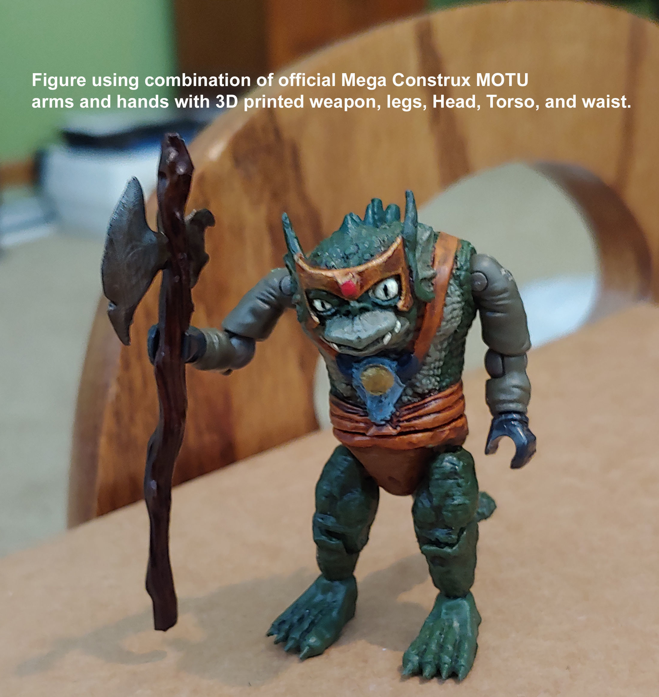 Mega Construx compatible Thundercats Slithe figure - Custom 3D model 3D ...