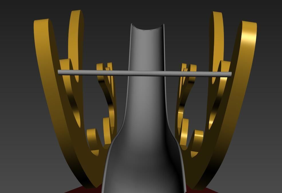 School kindergarten children outdoor playground deer slide set 3D model ...