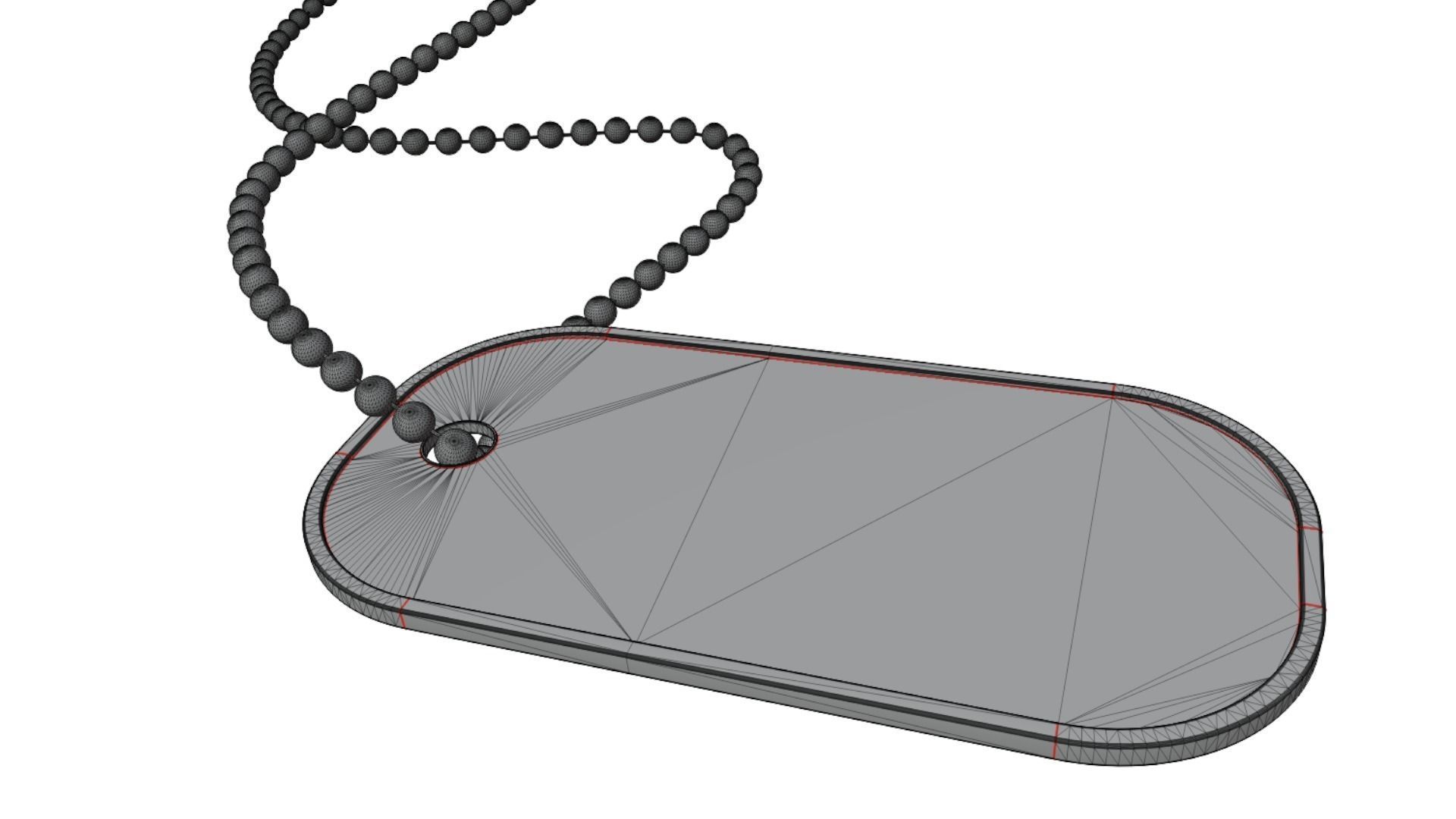 Dog tag 3D model | CGTrader
