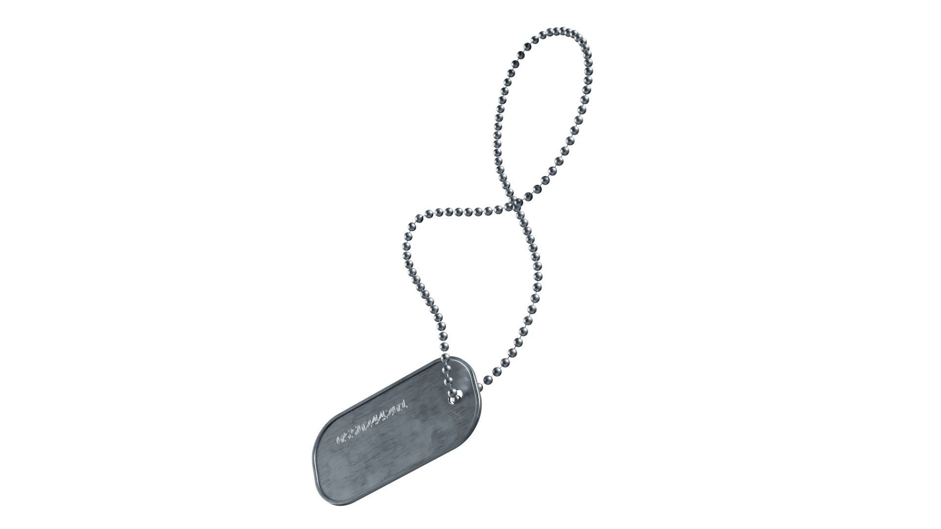 Dog tag 3D model | CGTrader