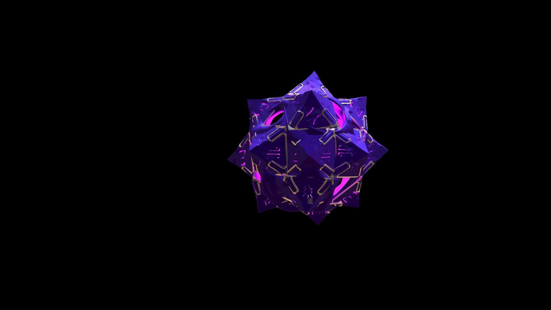 Corrupted Hex Core from Arcane 3D model 3D printable | CGTrader