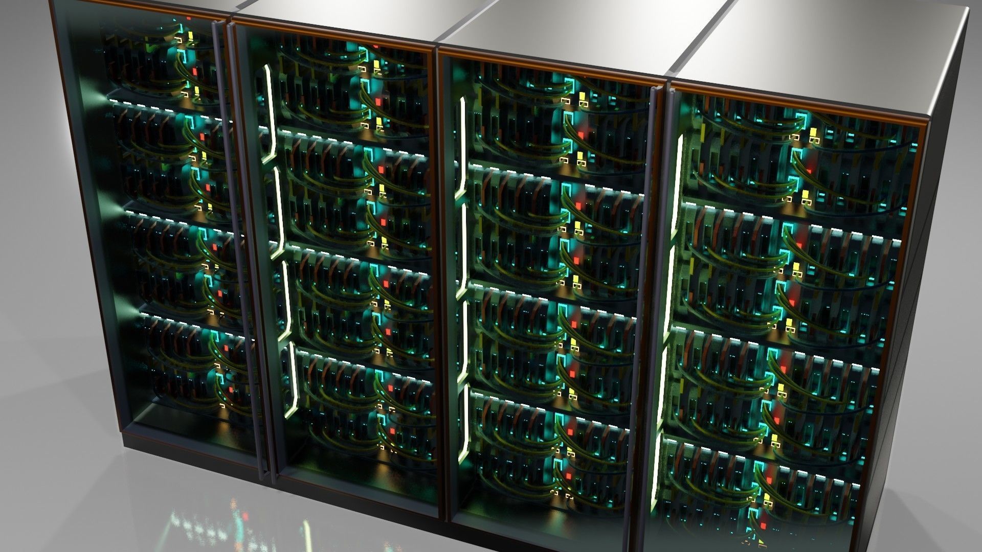 Server rack 3D model | CGTrader