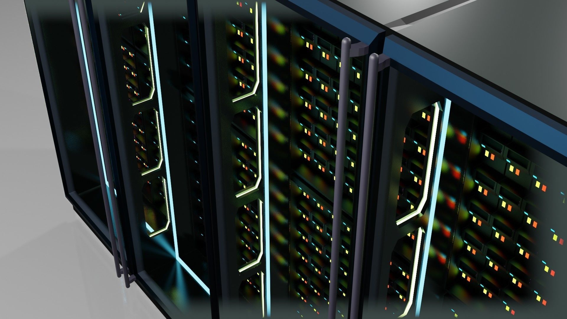 Server rack 3D model | CGTrader