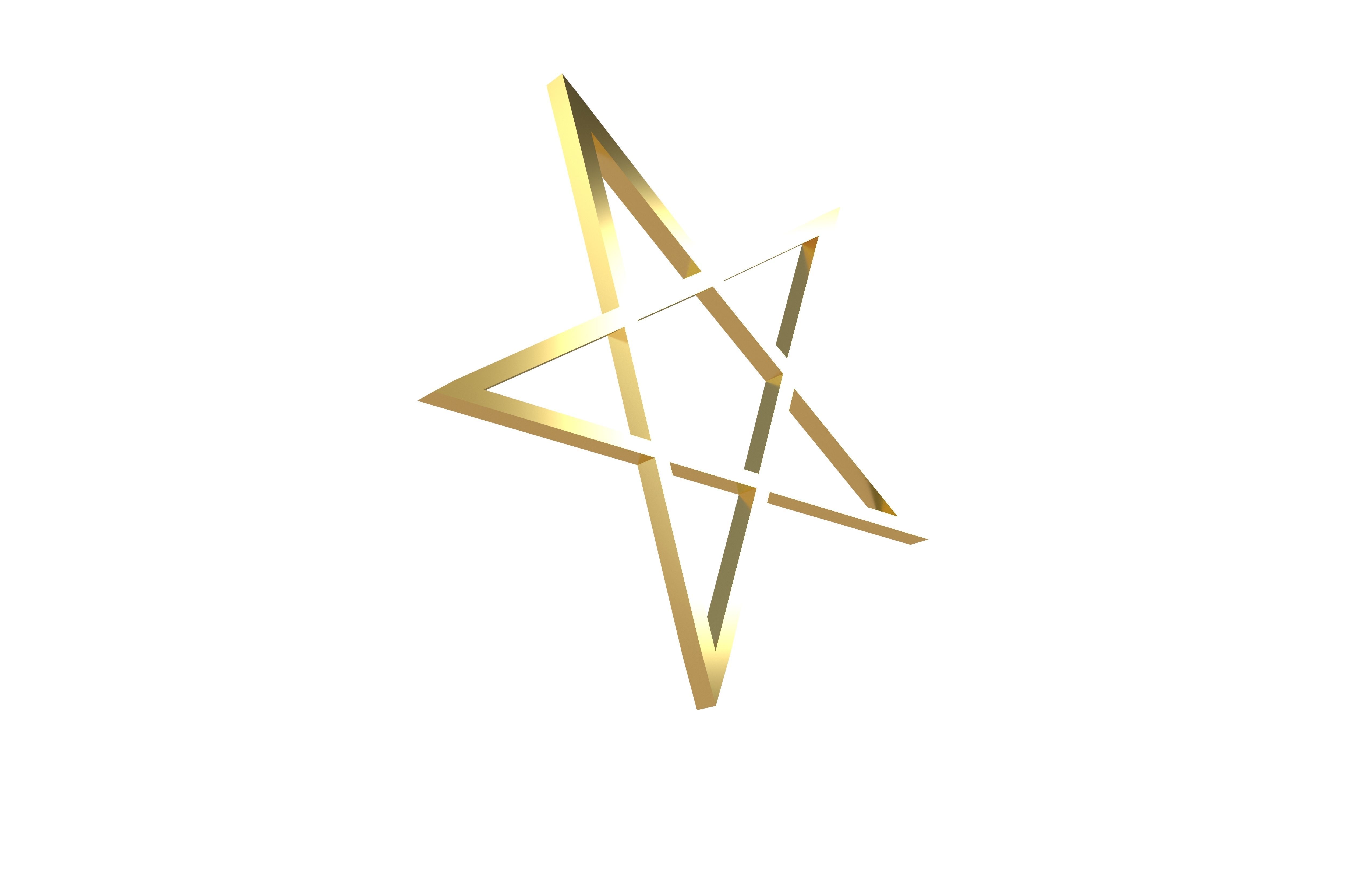 3D model Inverted Pentagram Symbol v1 003 VR / AR / low-poly | CGTrader