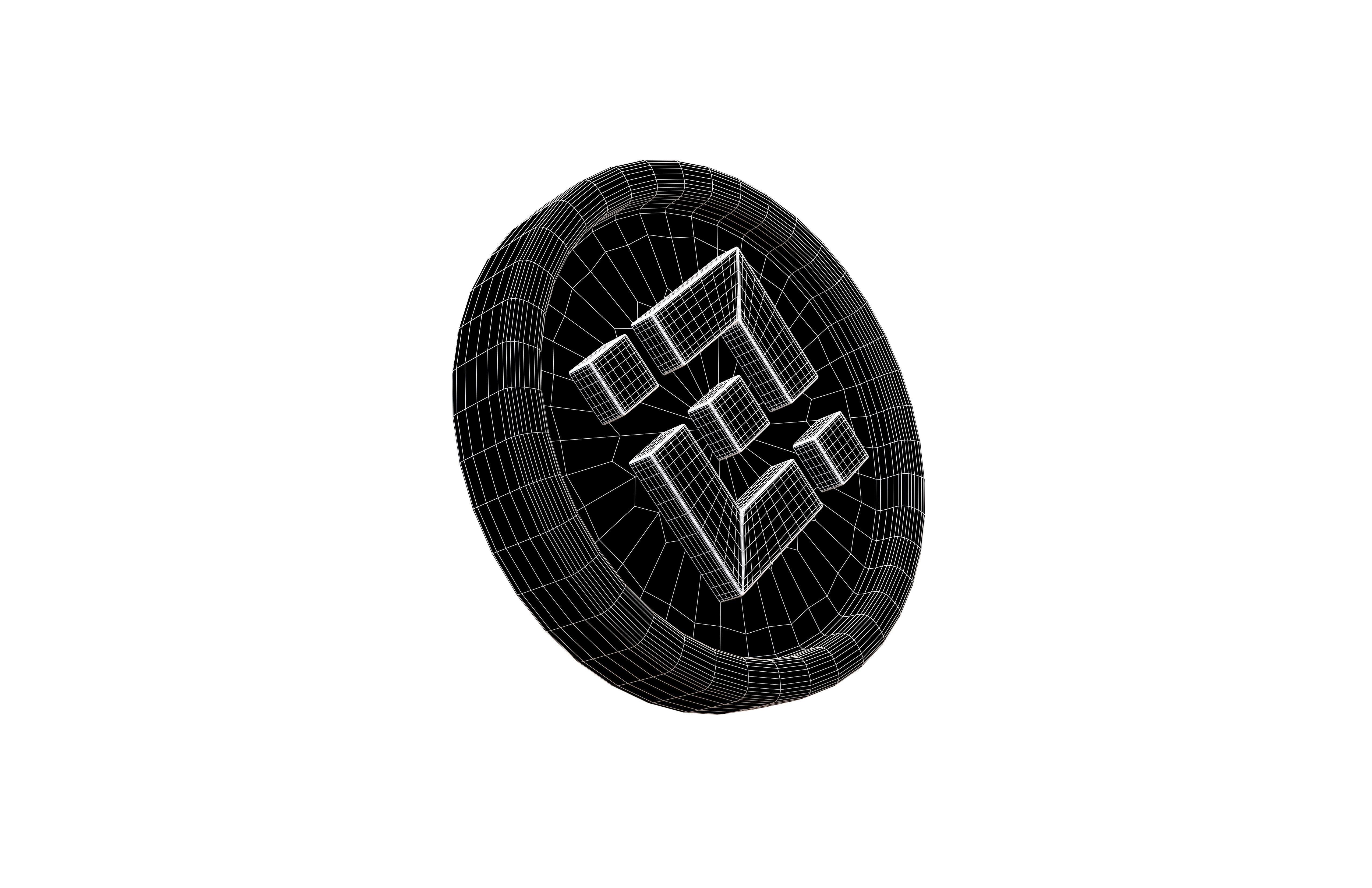3D model Cartoon Binance Coin v1 004 VR / AR / low-poly | CGTrader