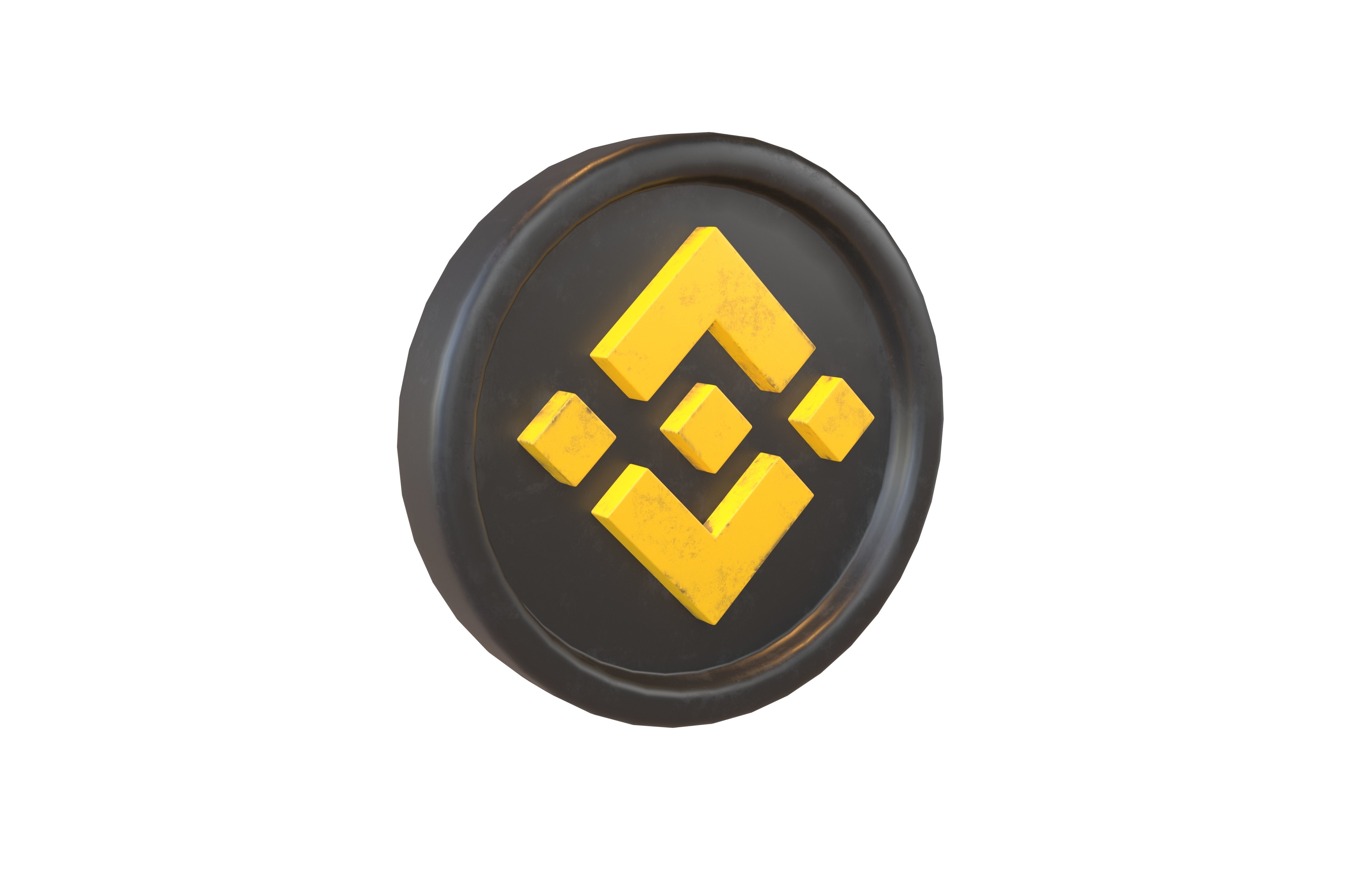 3D model Cartoon Binance Coin v1 006 VR / AR / low-poly | CGTrader