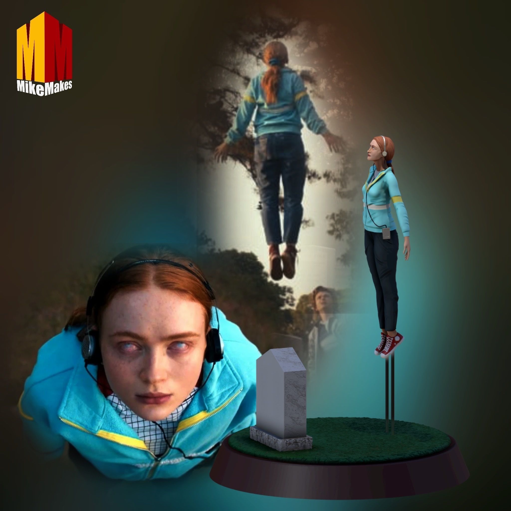 Vecna Curse Max Stranger Things Season 4 Diorama 3D model 3D printable ...