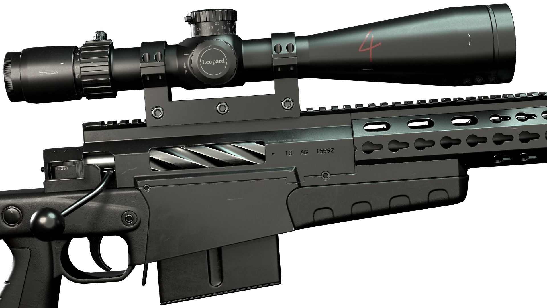 3D model AXMC sniper riffle VR / AR / low-poly | CGTrader
