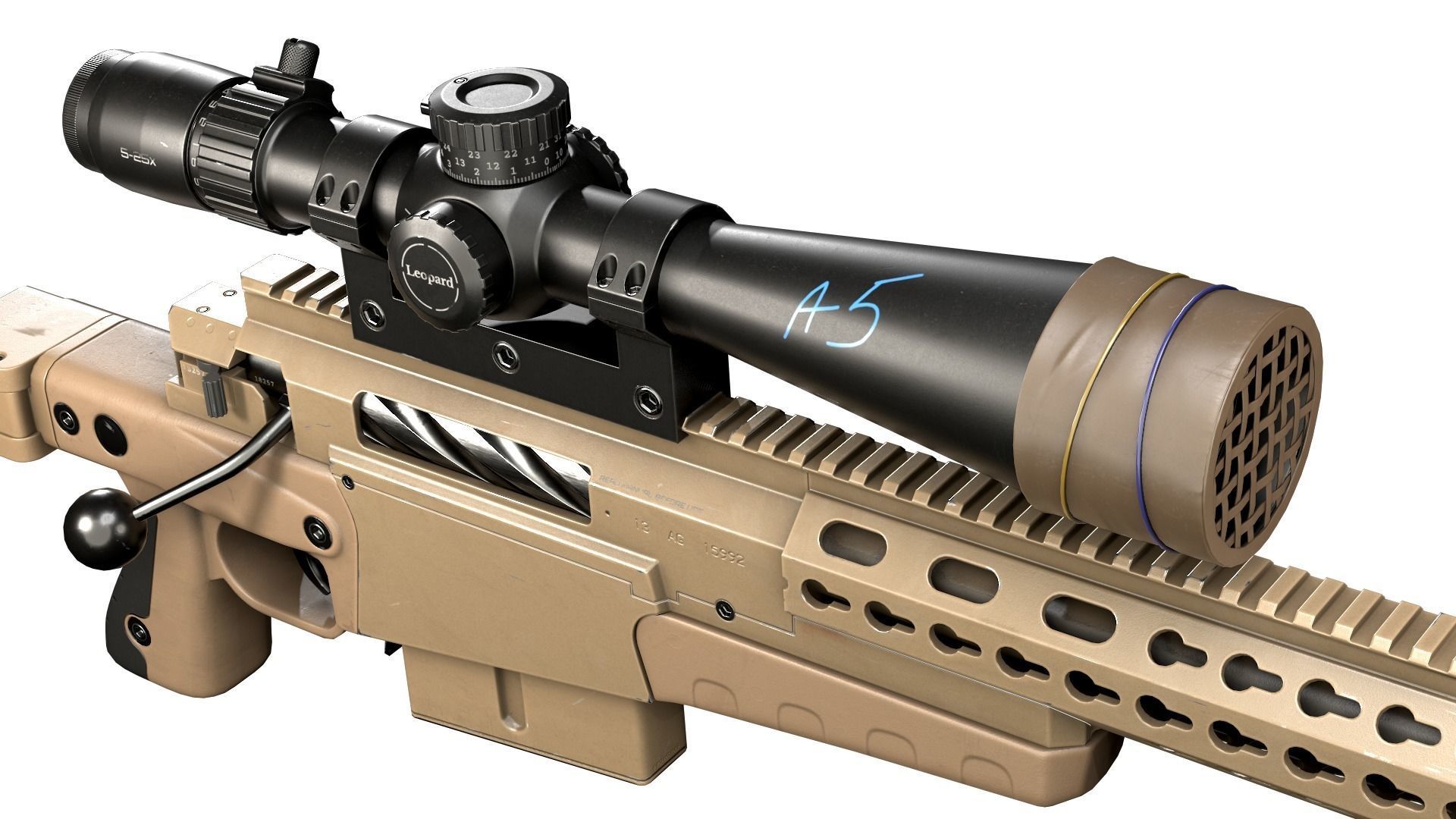 3D model AXMC sniper riffle VR / AR / low-poly | CGTrader