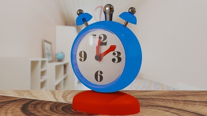 Table clock free 3D model | CGTrader