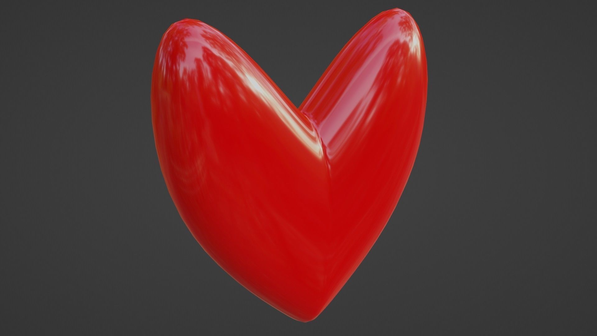 3D model Heart Low-Poly Model for Happiness - Games ready VR / AR / low ...