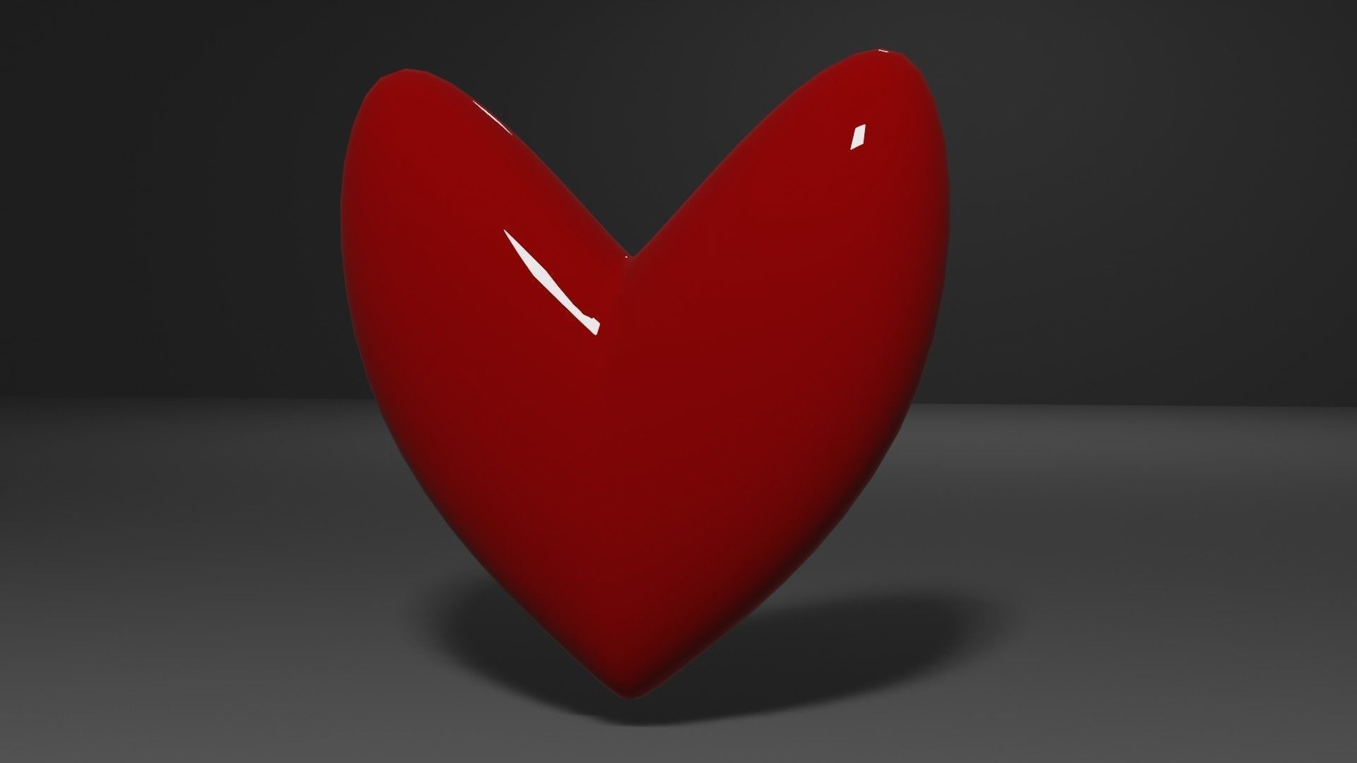 3D model Heart Low-Poly Model for Happiness - Games ready VR / AR / low ...