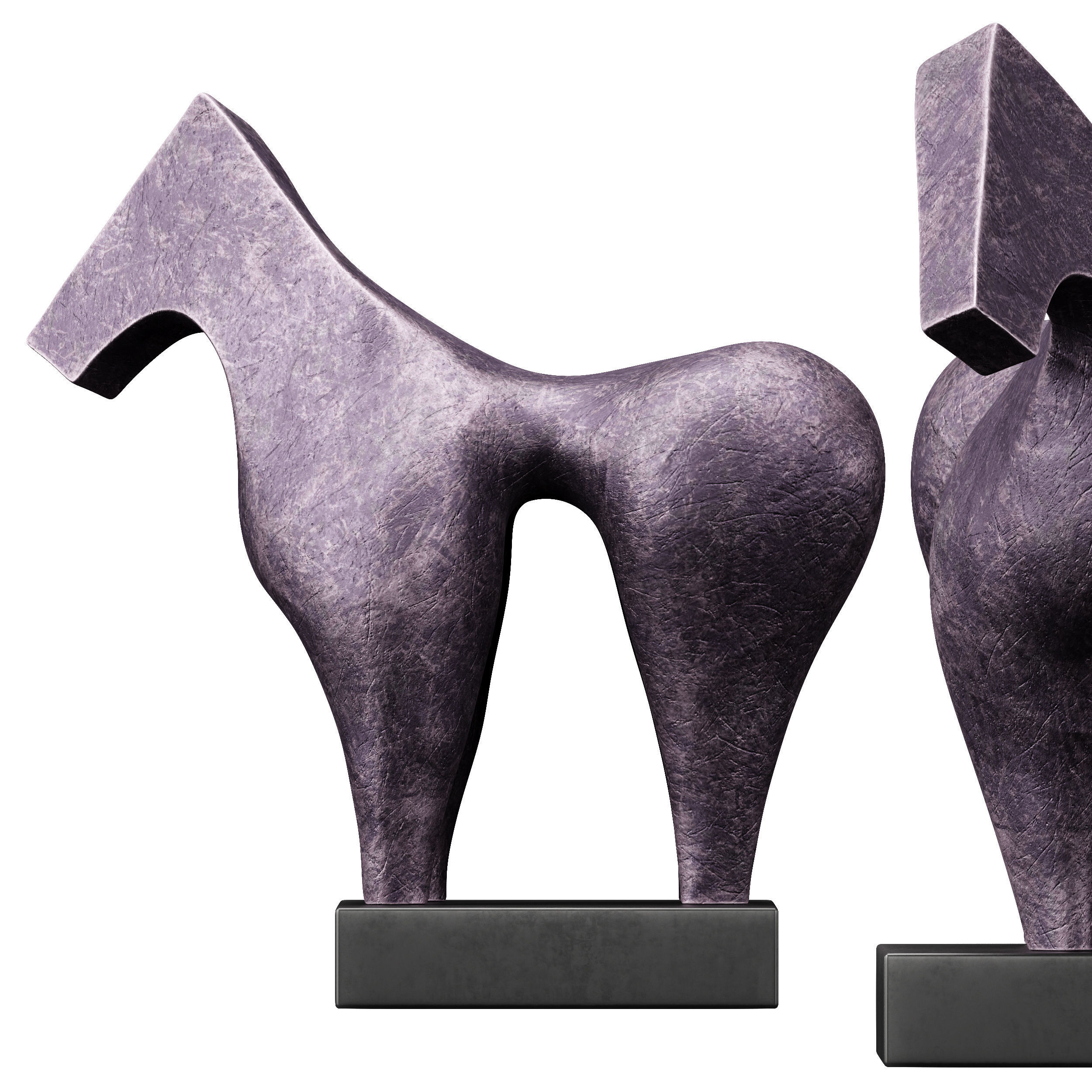 Sculptures of Abstraction Large Horse 2013 3D model | CGTrader