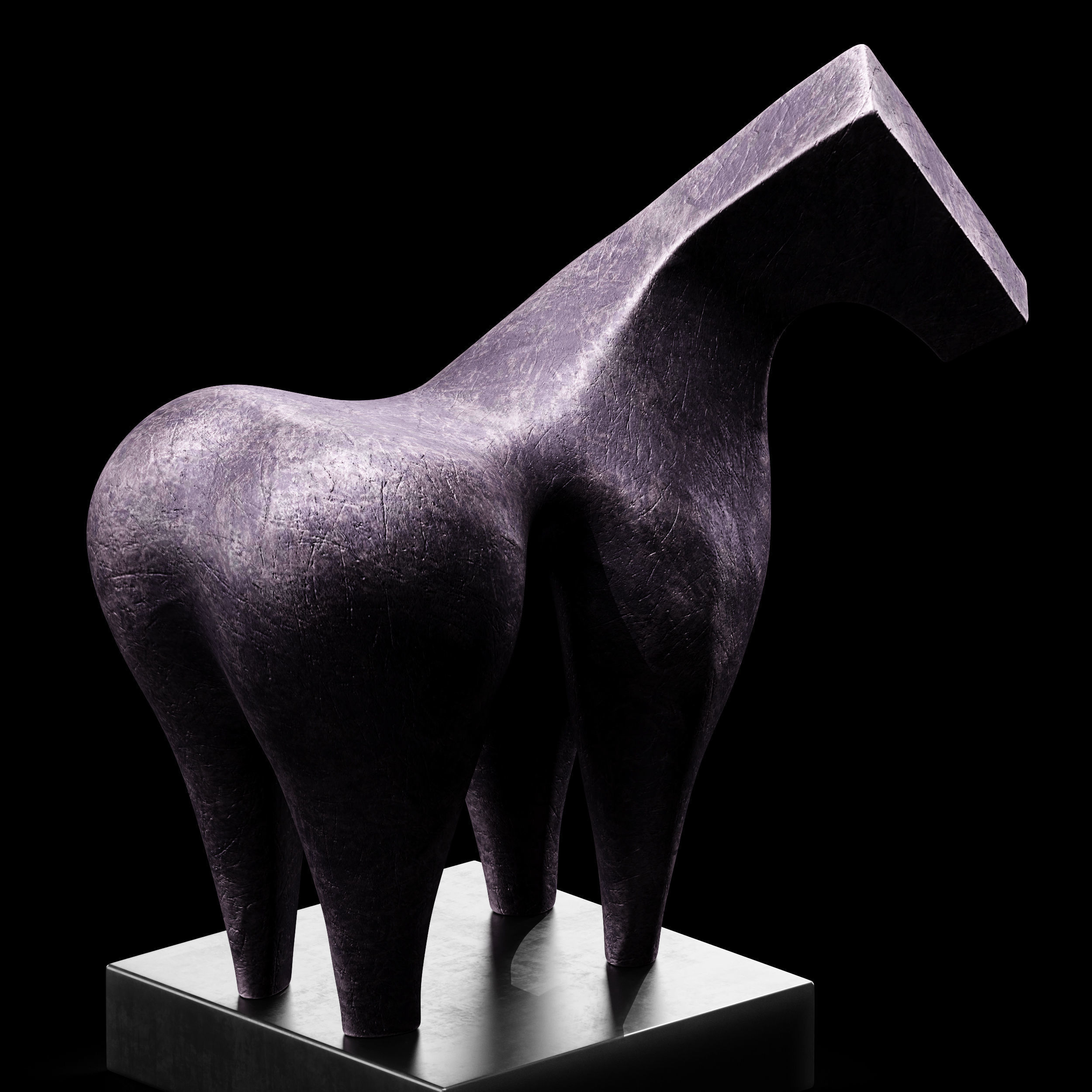 Sculptures of Abstraction Large Horse 2013 3D model | CGTrader